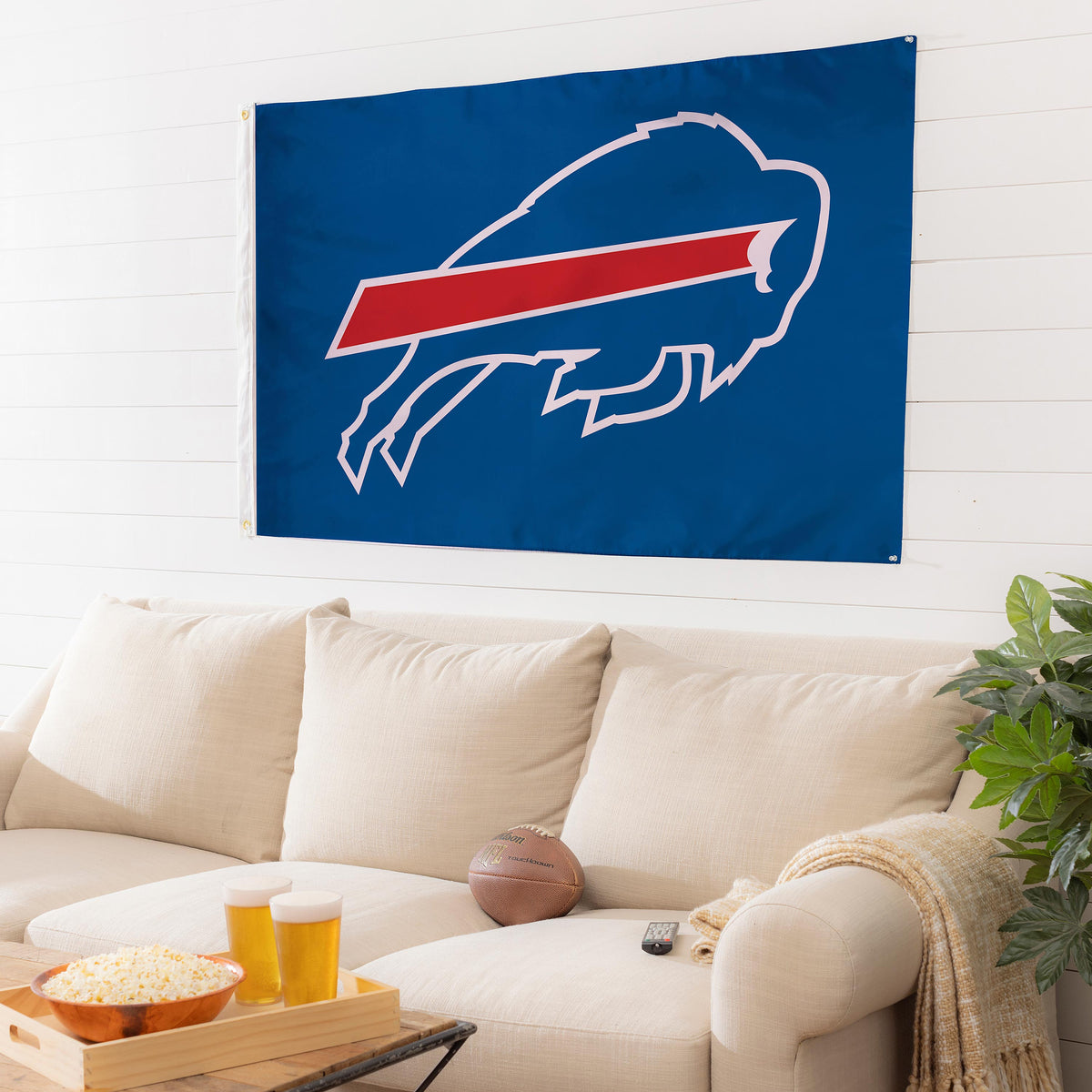 Buffalo Bills Single Sided Estate Flag With 2 Grommets 3x5 Team