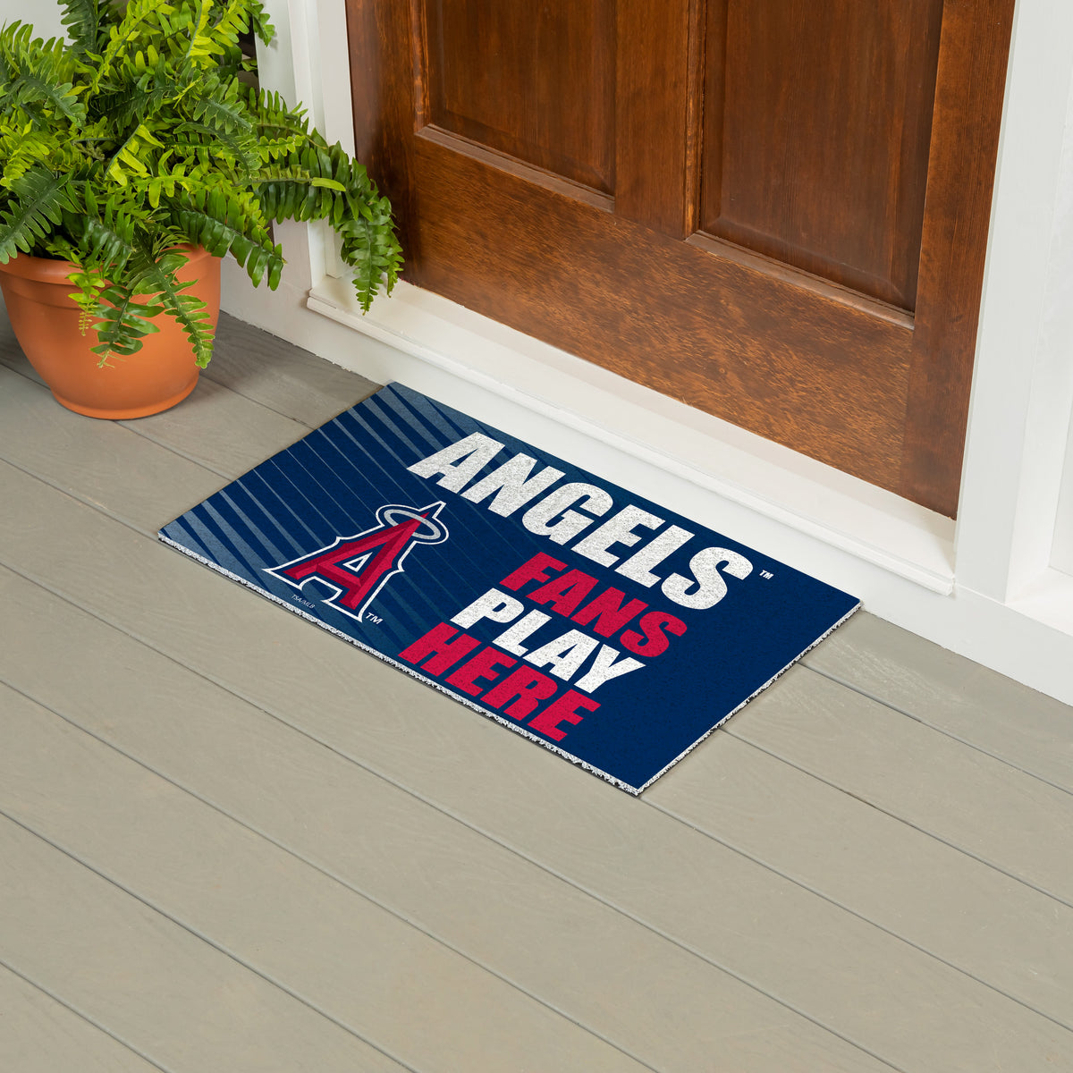 Los Angeles Angels Fan Mat, 28"x16" – Team Sports America