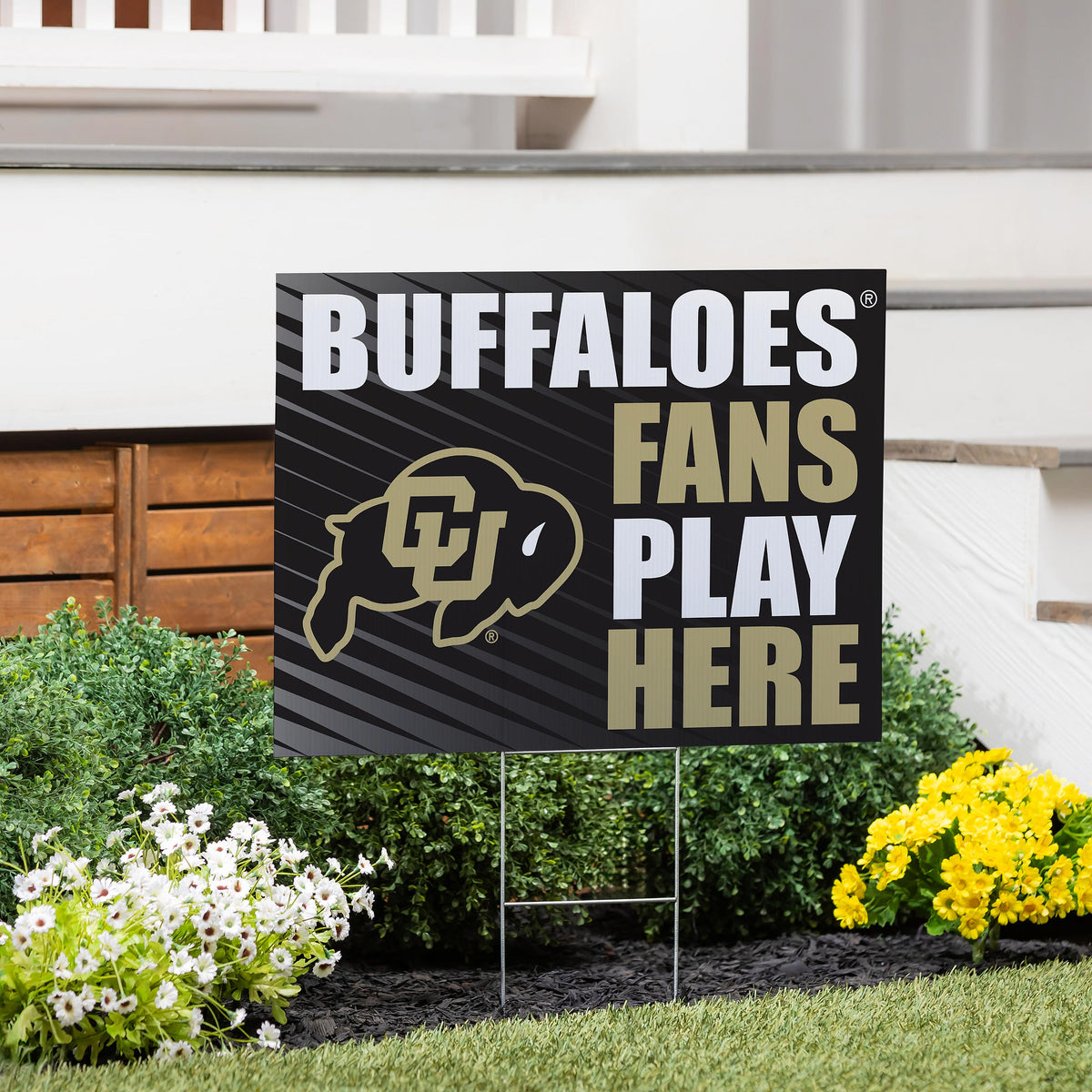 University of Colorado Coroplast Yard Sign "Fans Play Here" – Team ...