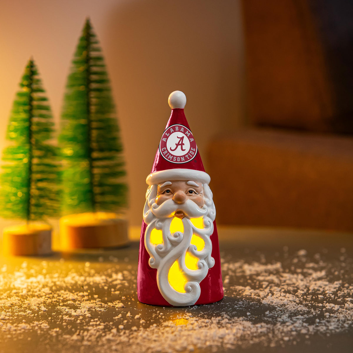 University of Alabama Santa LED Statuary, 8" – Team Sports America