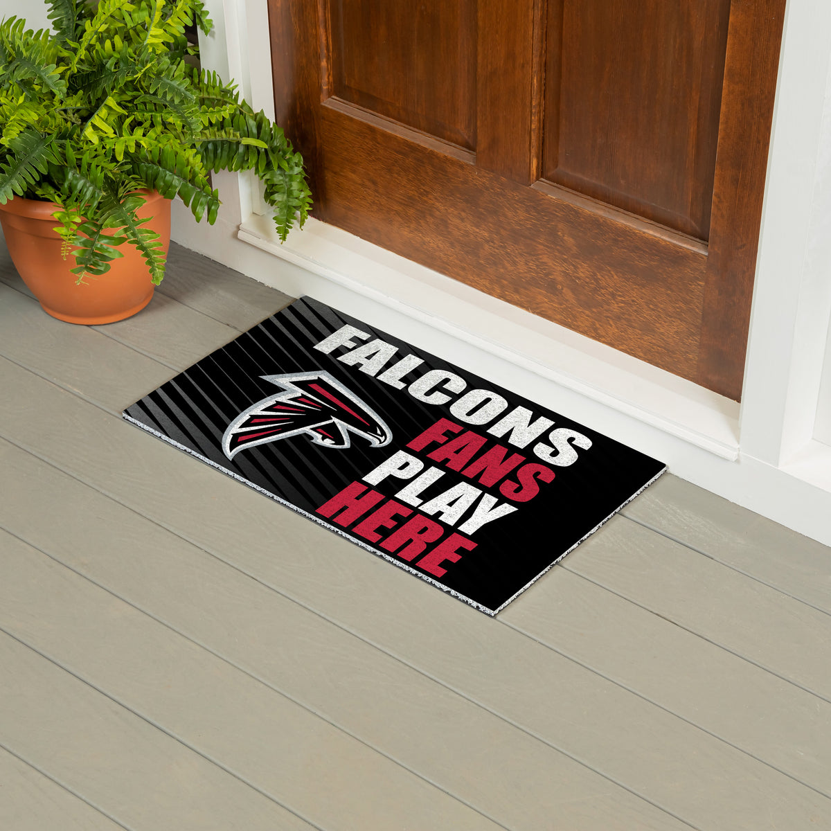 Atlanta Falcons Fan Mat, 28"x16" – Team Sports America