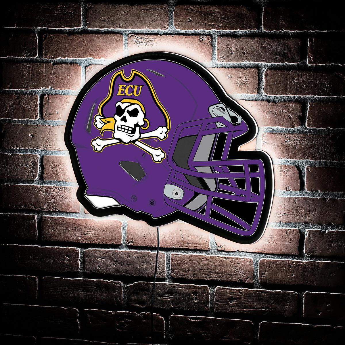 LED Wall Decor, Helmet, East Carolina University – Team Sports America