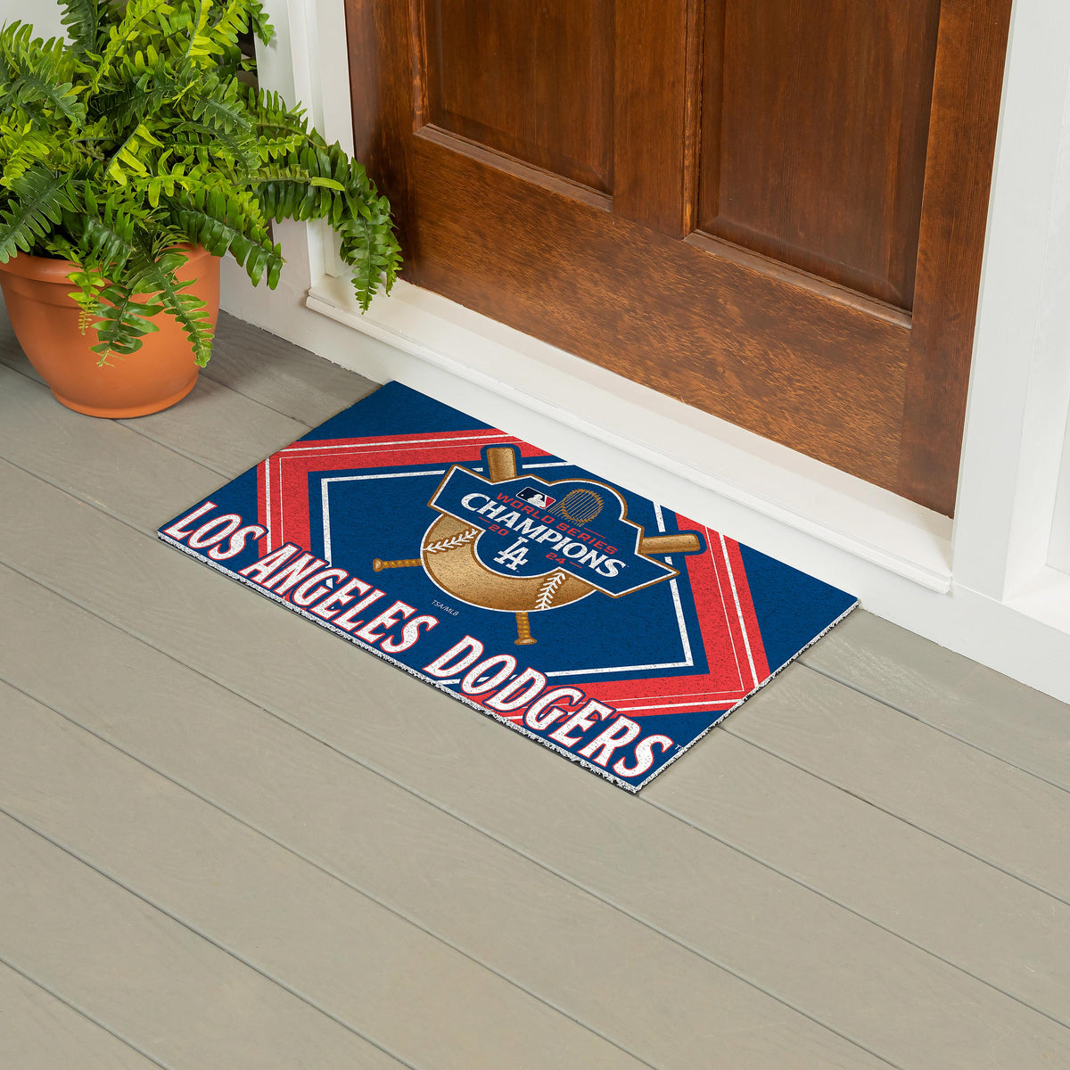 Los Angeles Dodgers PVC Mat COLOR, World Series Champions 2024 – Team ...
