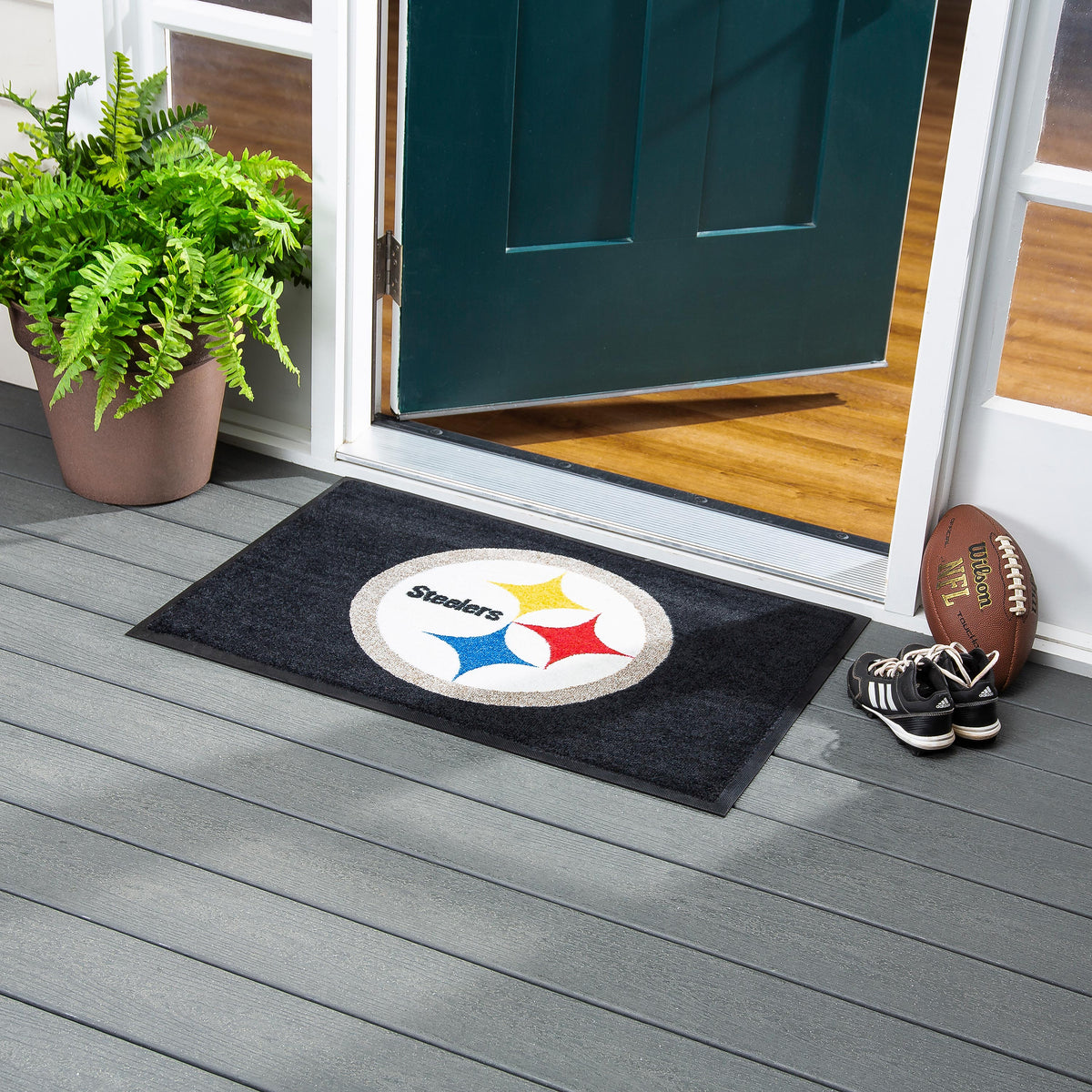 2'x3' USA Made Indoor/Outdoor Entryway Mat, Pittsburgh Steelers – Team ...