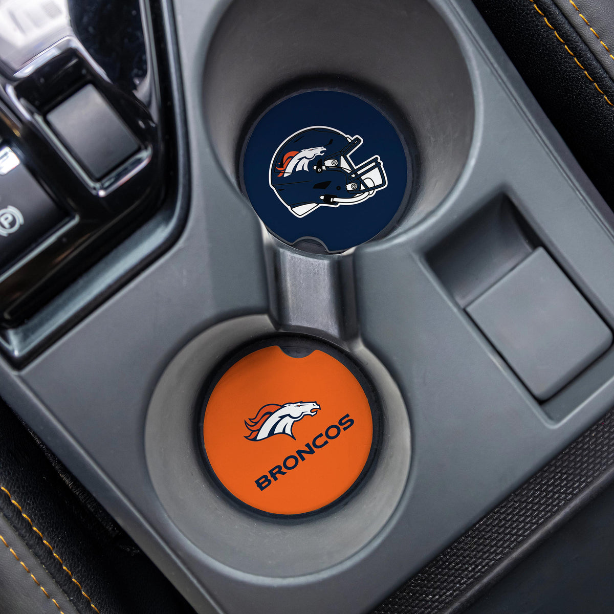 Denver Broncos Car Coaster Set, 2pc – Team Sports America