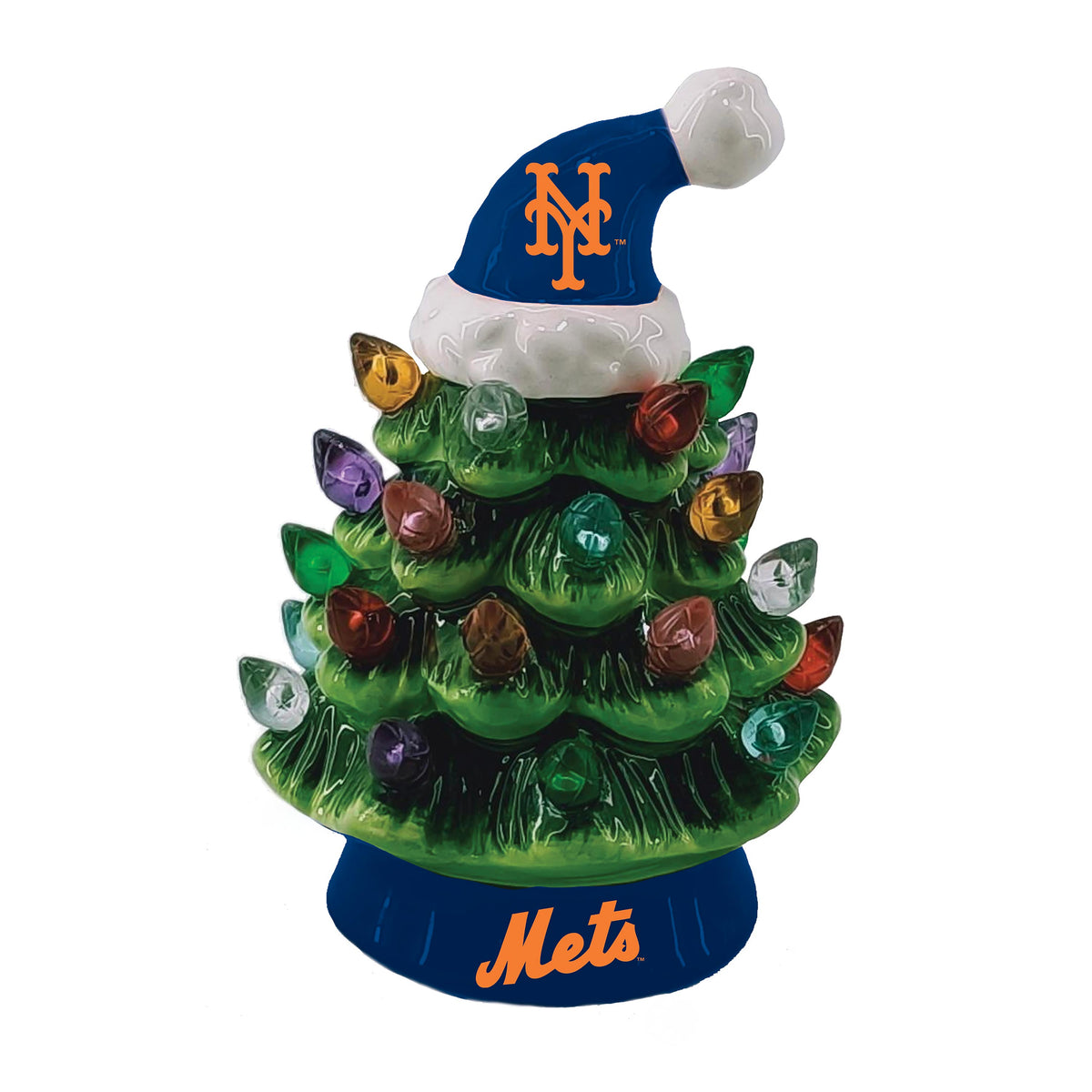 New York Mets 8" LED Ceramic Christmas Tree – Team Sports America