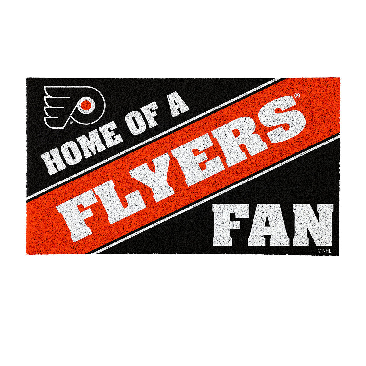 Philadelphia Flyers, PVC Mat COLOR, Home of a Fan – Team Sports America
