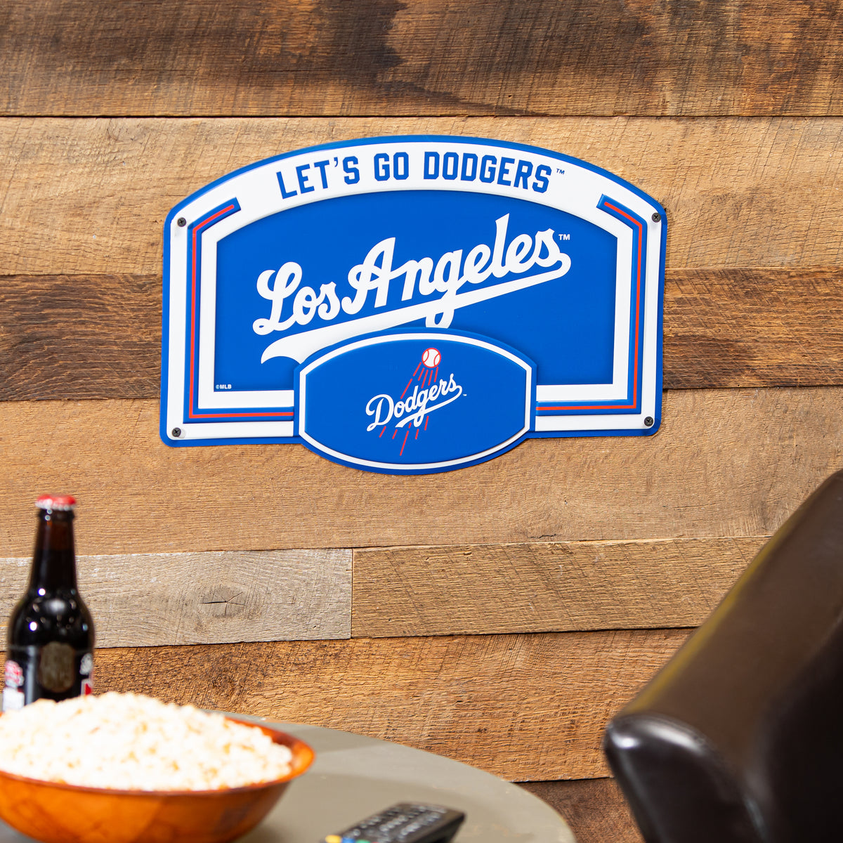 Los Angeles Dodgers USA Embossed Steel Wall Sign, 11" x 17" – Team ...