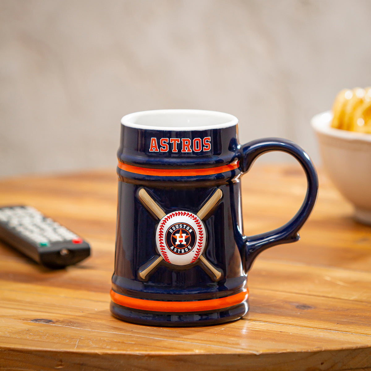 Houston Astros Ceramic Stein Cup, 24oz – Team Sports America