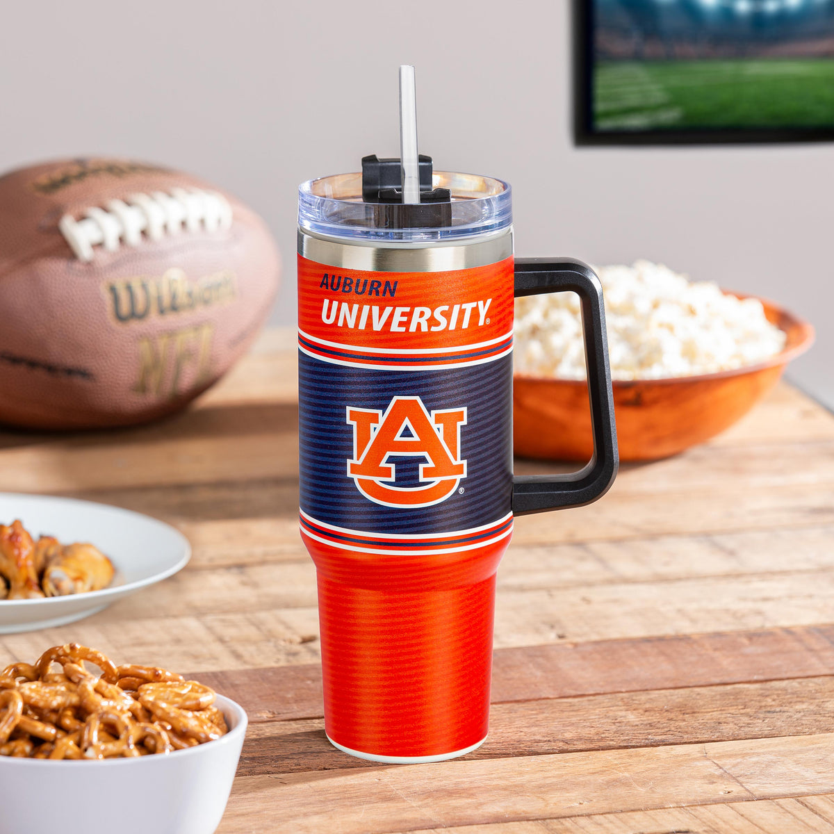 40oz Stainless Steel Canyon Cup w/ Straw, Auburn University – Team ...