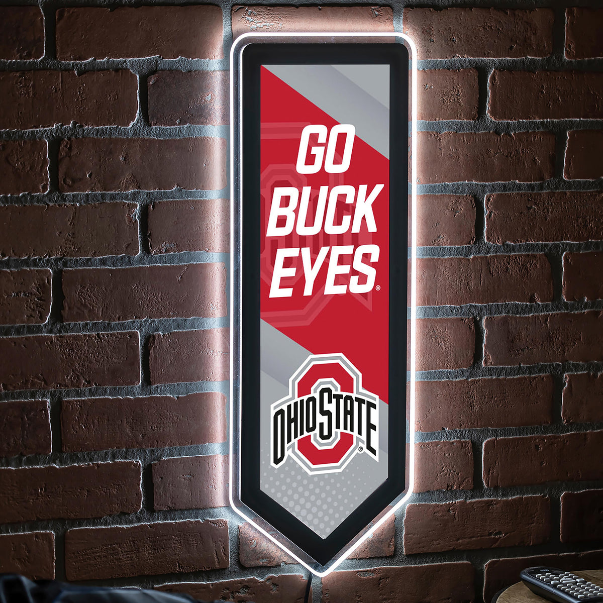 LED Wall Decor, Pennant, Ohio State University – Team Sports America