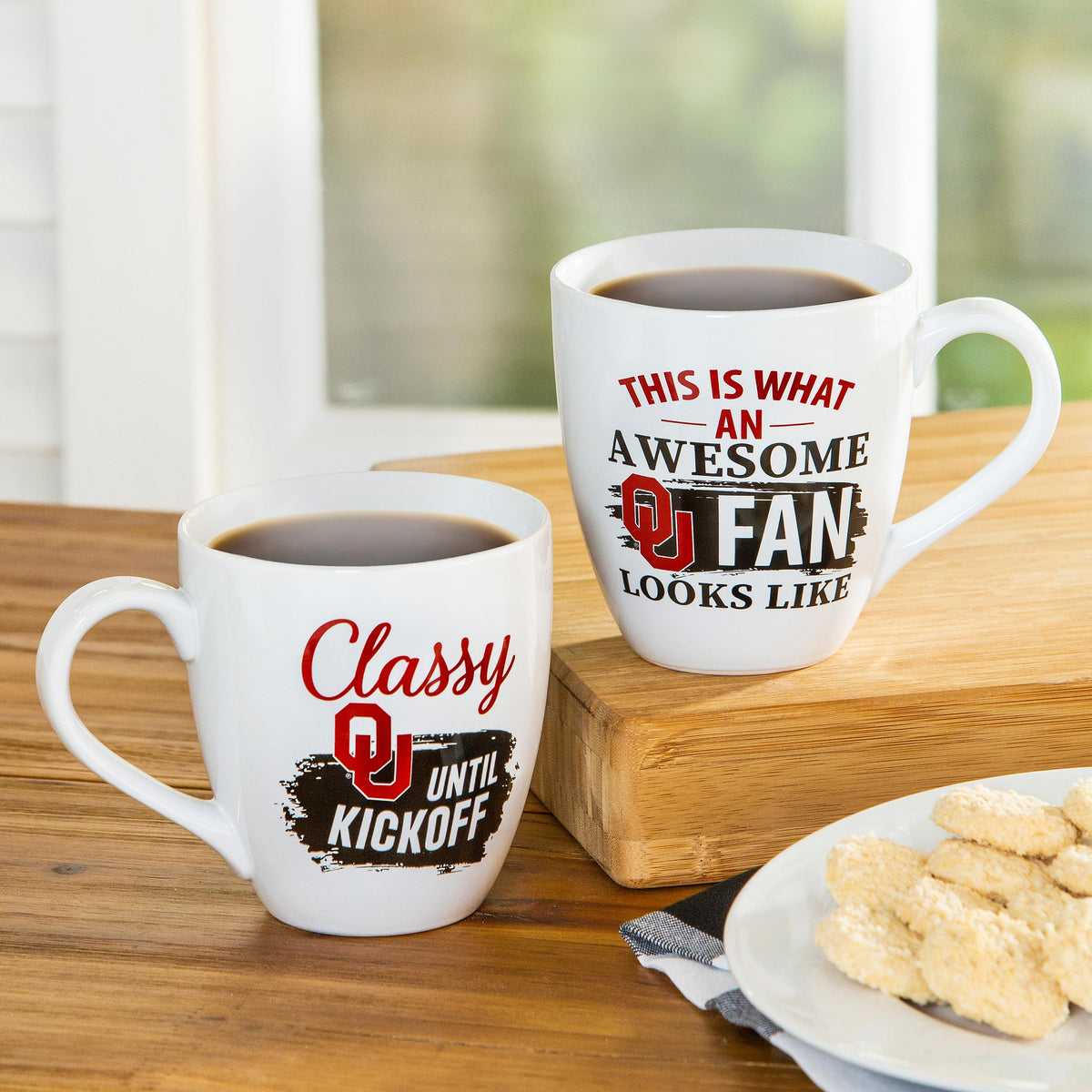 University of Oklahoma, Ceramic Cup O'Java 17oz Gift Set – Team Sports ...