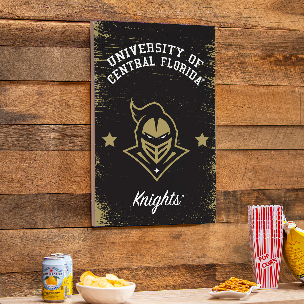 University of Central Florida Wood Wall Sign, 16x24 – Team Sports America