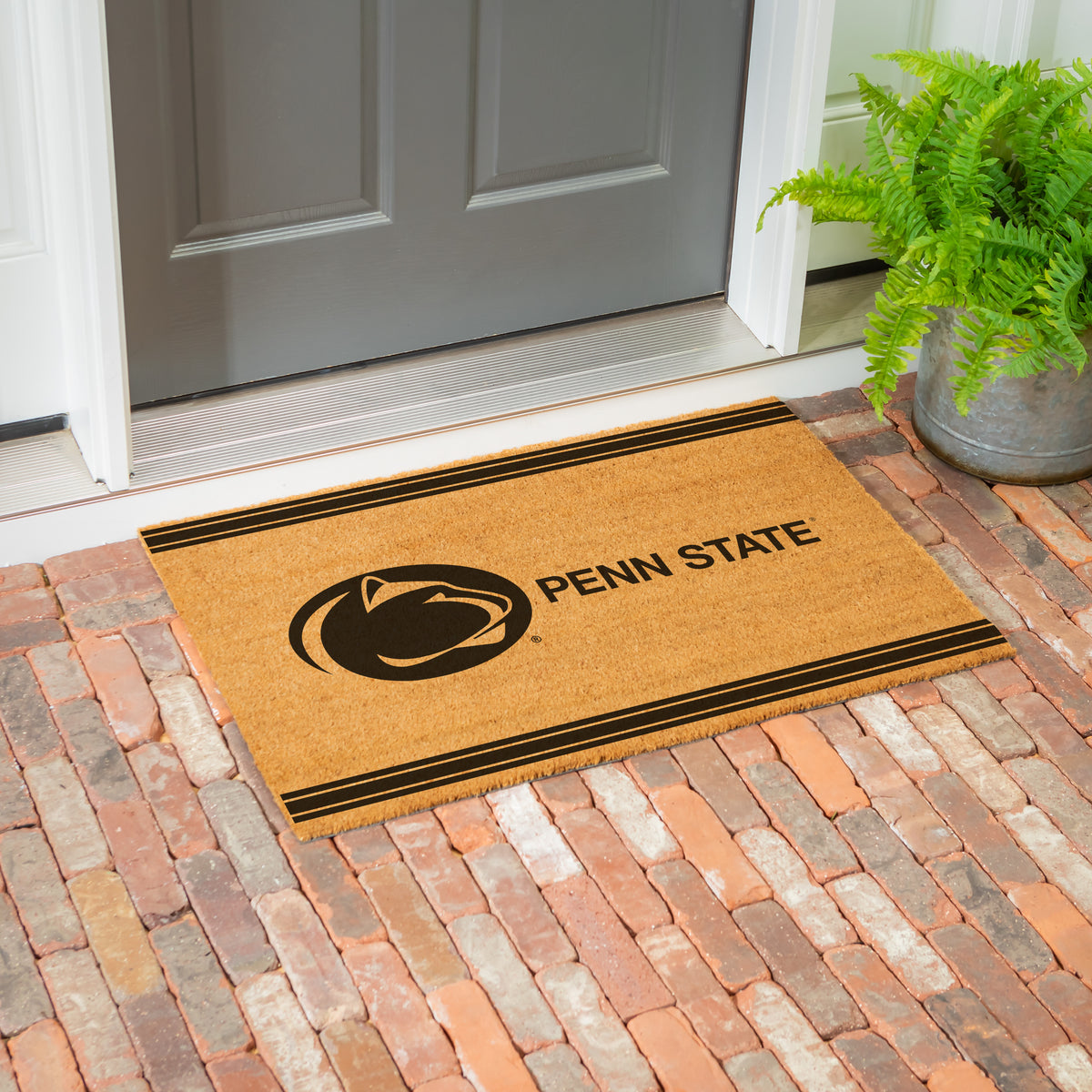 Penn State Large One Color Coir Mat, 36"x24" – Team Sports America