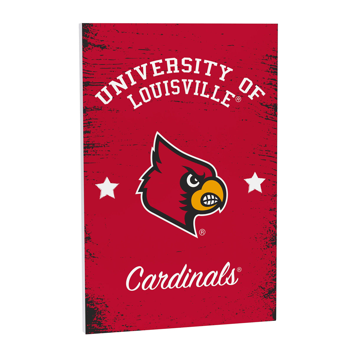 University of Louisville Wood Wall Sign, 16x24 – Team Sports America