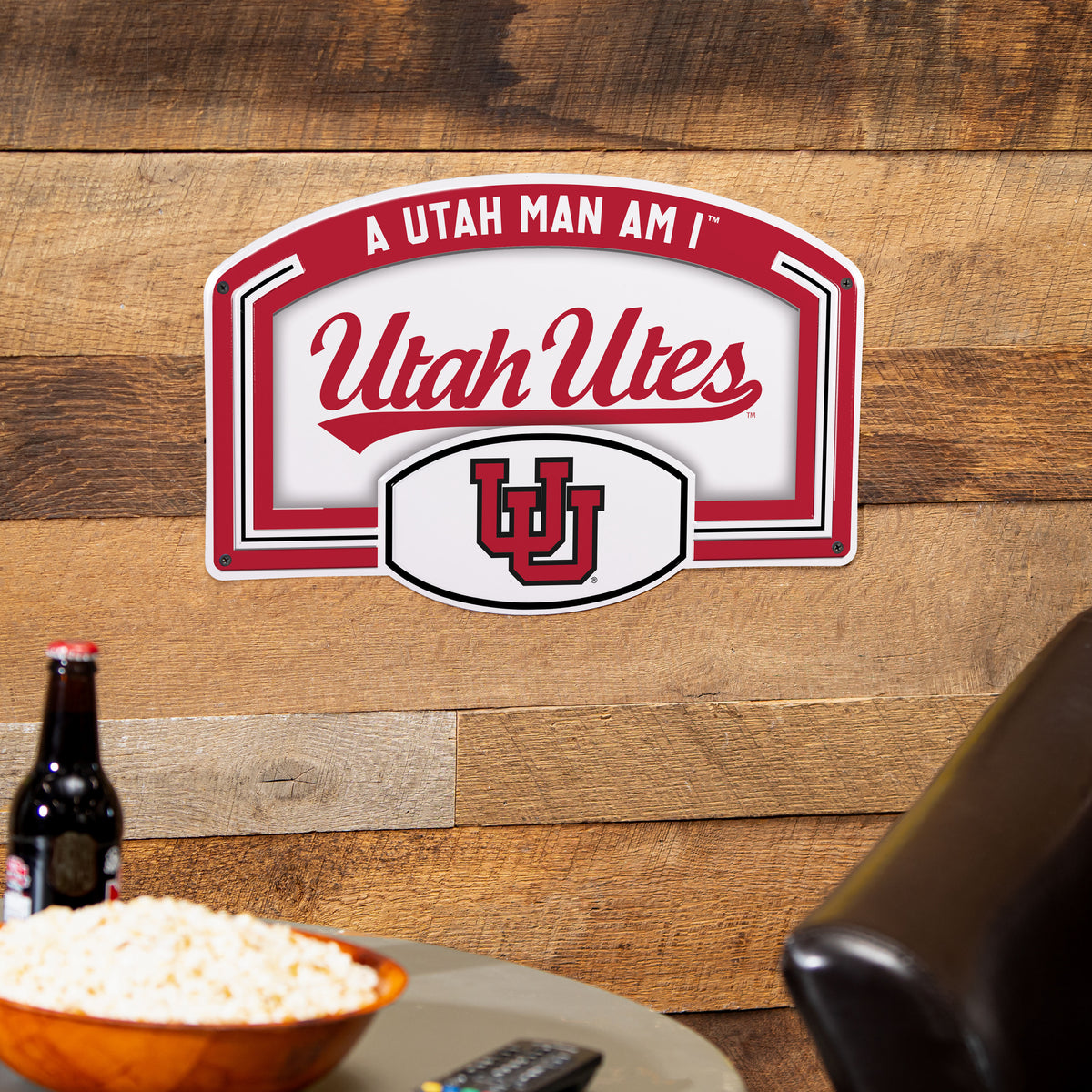 University of Utah USA Embossed Steel Wall Sign, 11" x 17" – Team ...