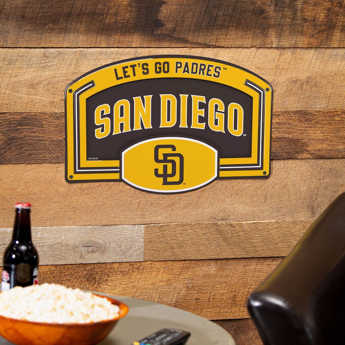 San Diego Padres USA Embossed Steel Wall Sign, 11" x 17" – Team Sports ...