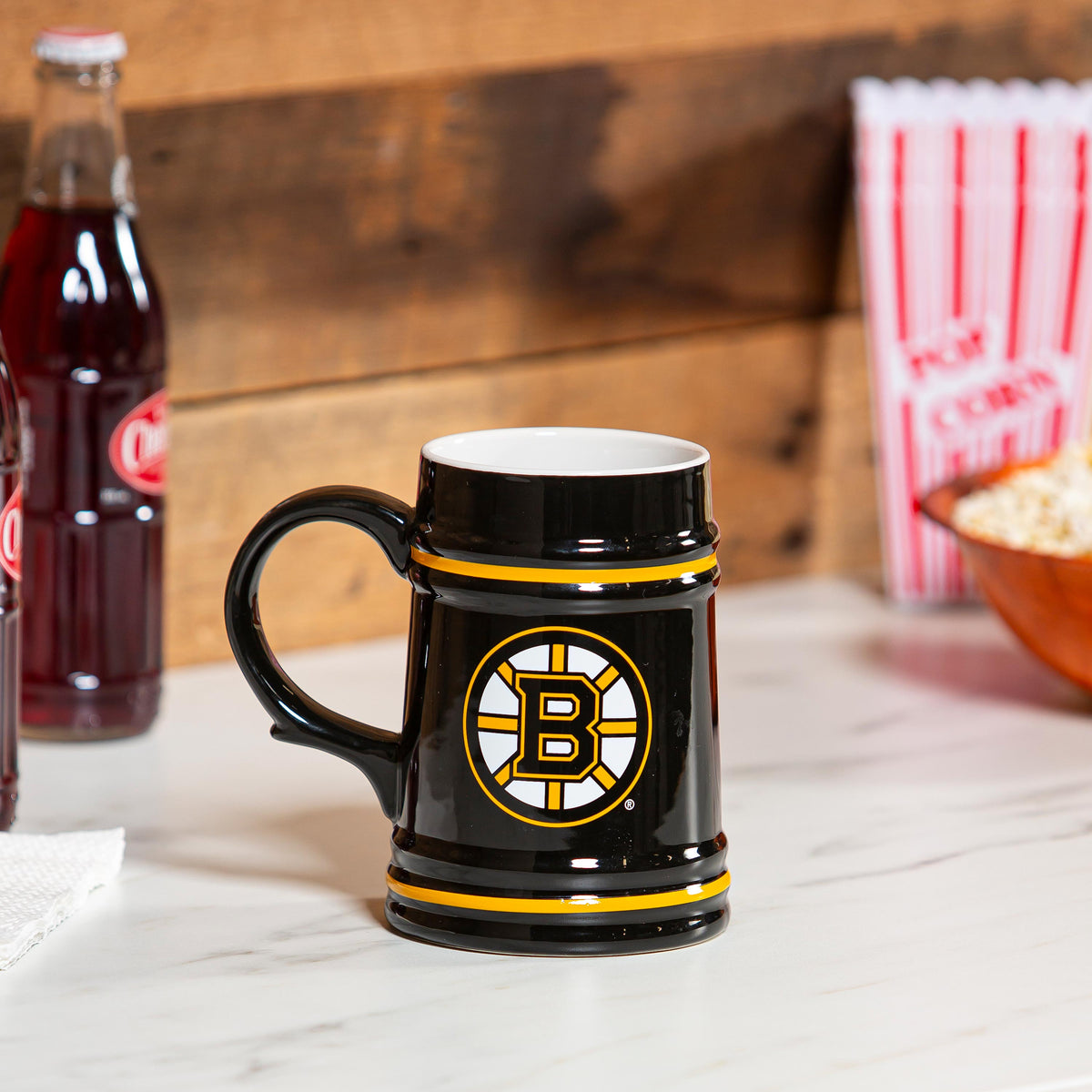 Boston Bruins Ceramic Stein Cup, 24oz – Team Sports America