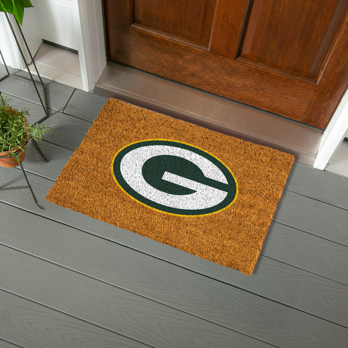 Coir Mat, 16"x28", Green Bay Packers – Team Sports America