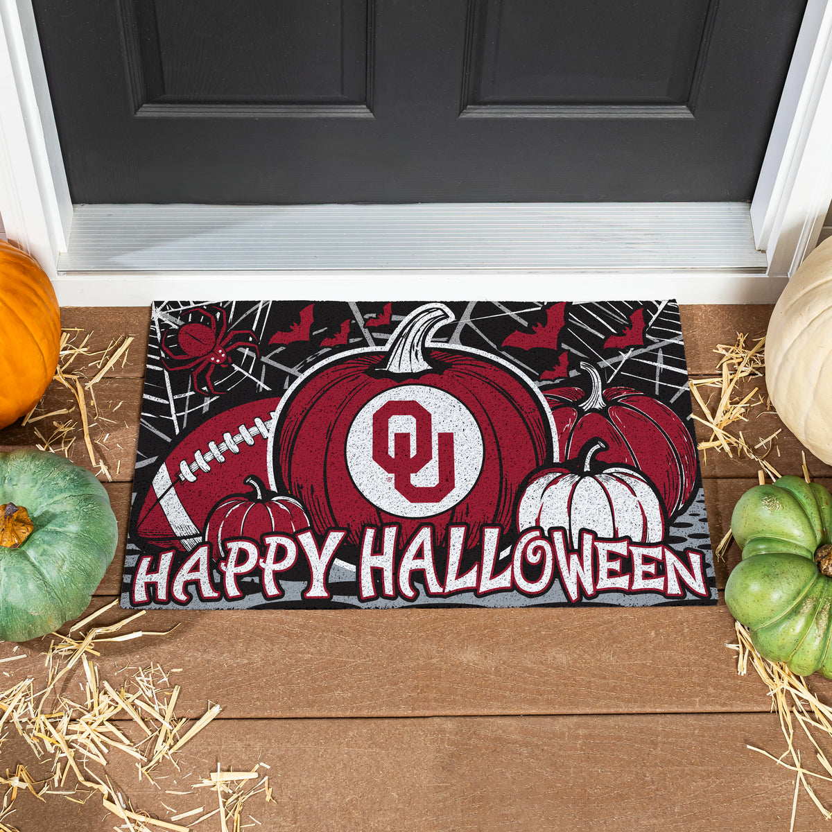 University of Oklahoma Halloween PVC Mat, 28"x16" – Team Sports America