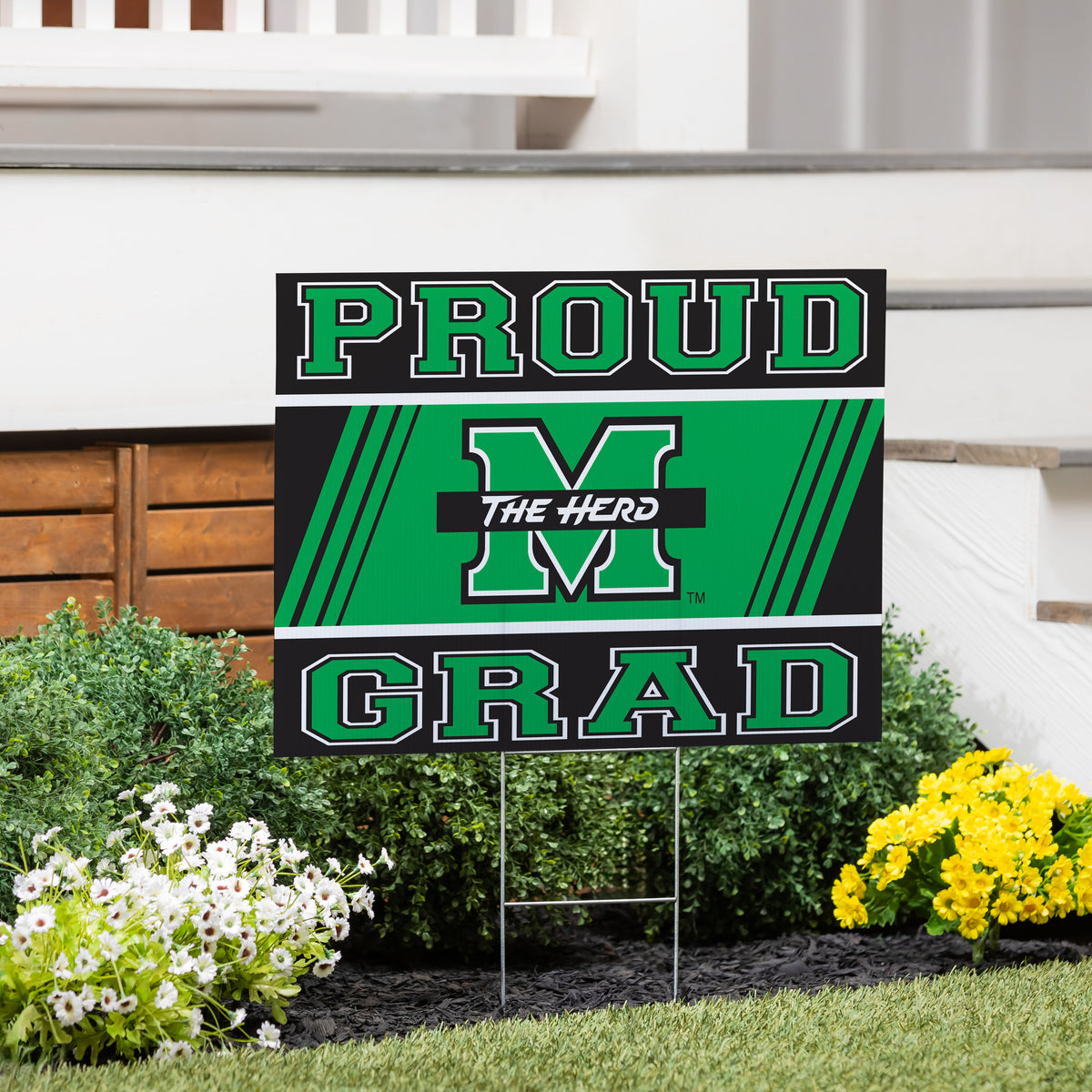 Marshall University Coroplast Yard Sign Graduate – Team Sports America