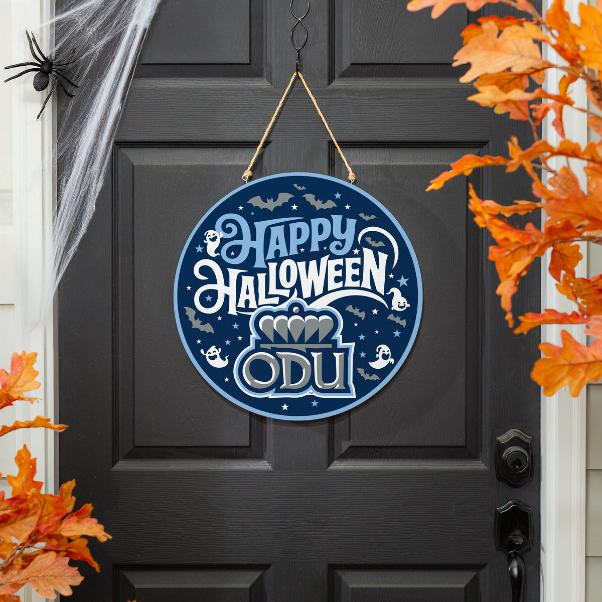 Old Dominion University Halloween Round Door Décor with Hanging Rope ...