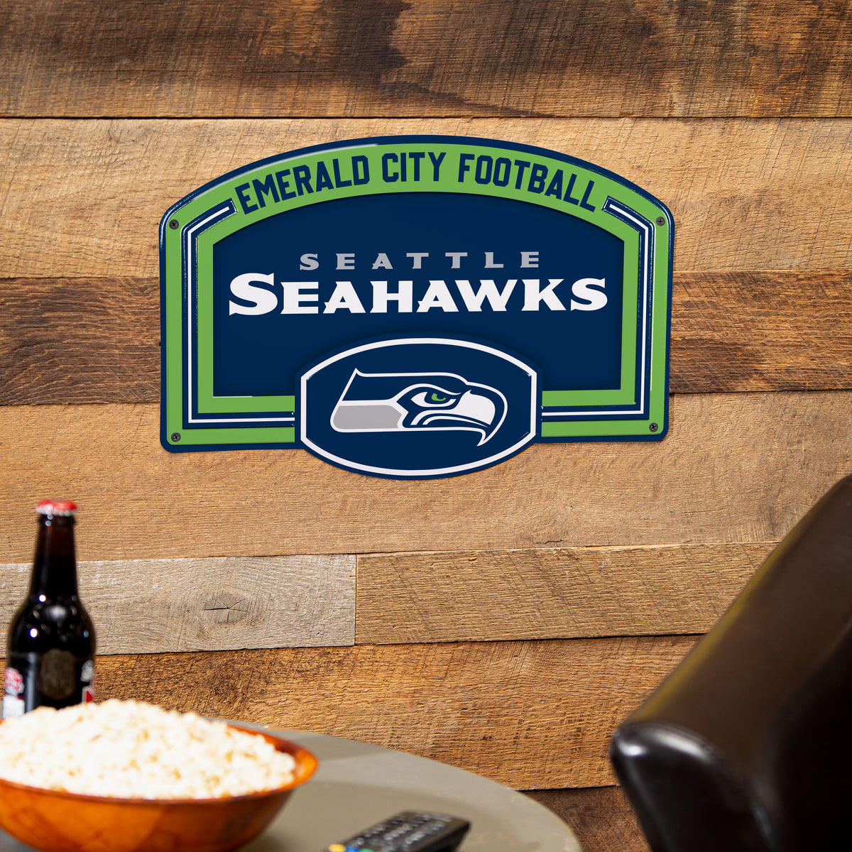 Seattle Seahawks USA Embossed Steel Wall Sign, 11" x 17" – Team Sports ...