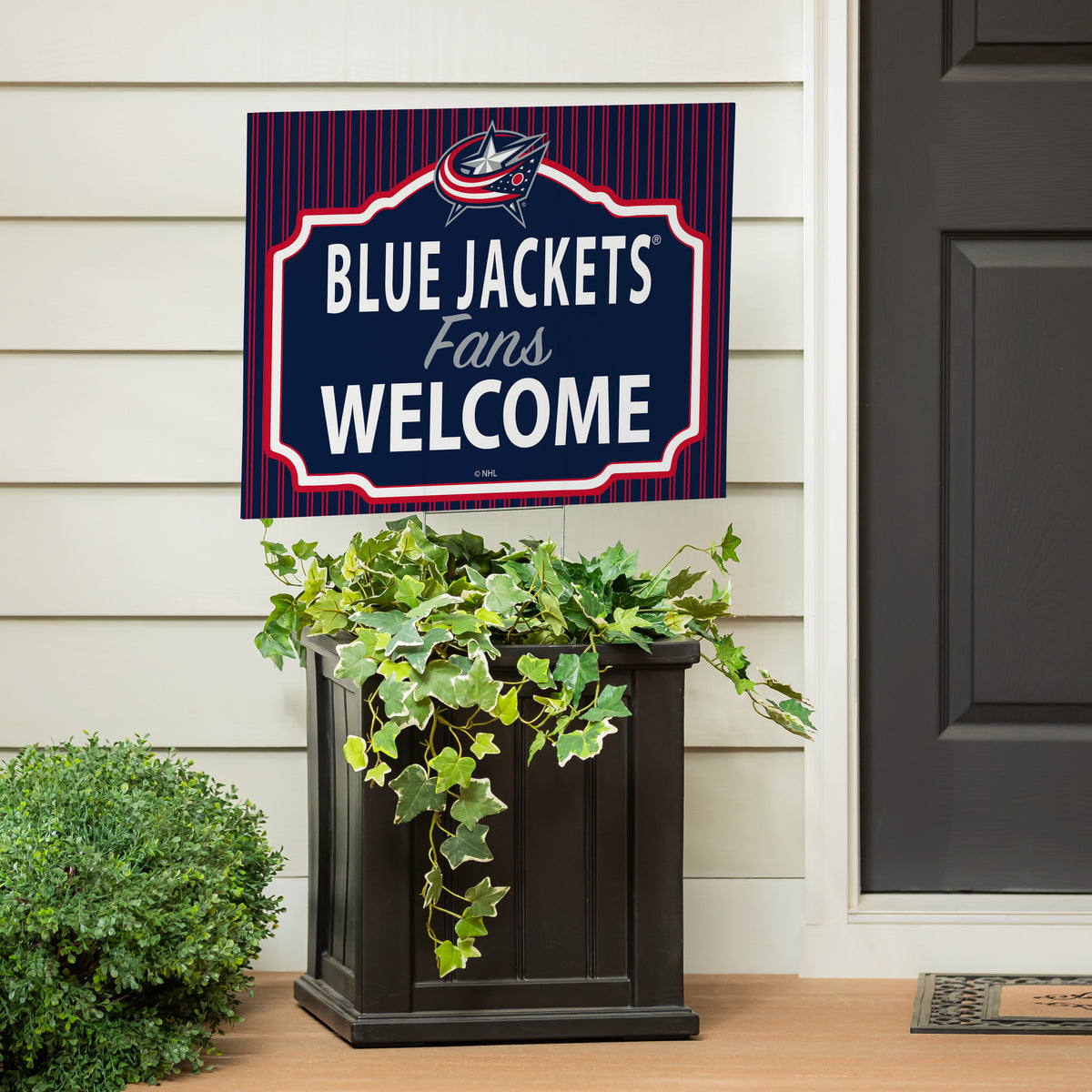 Columbus Blue Jackets Coroplast Yard Sign, "Fans Welcome" – Team Sports ...