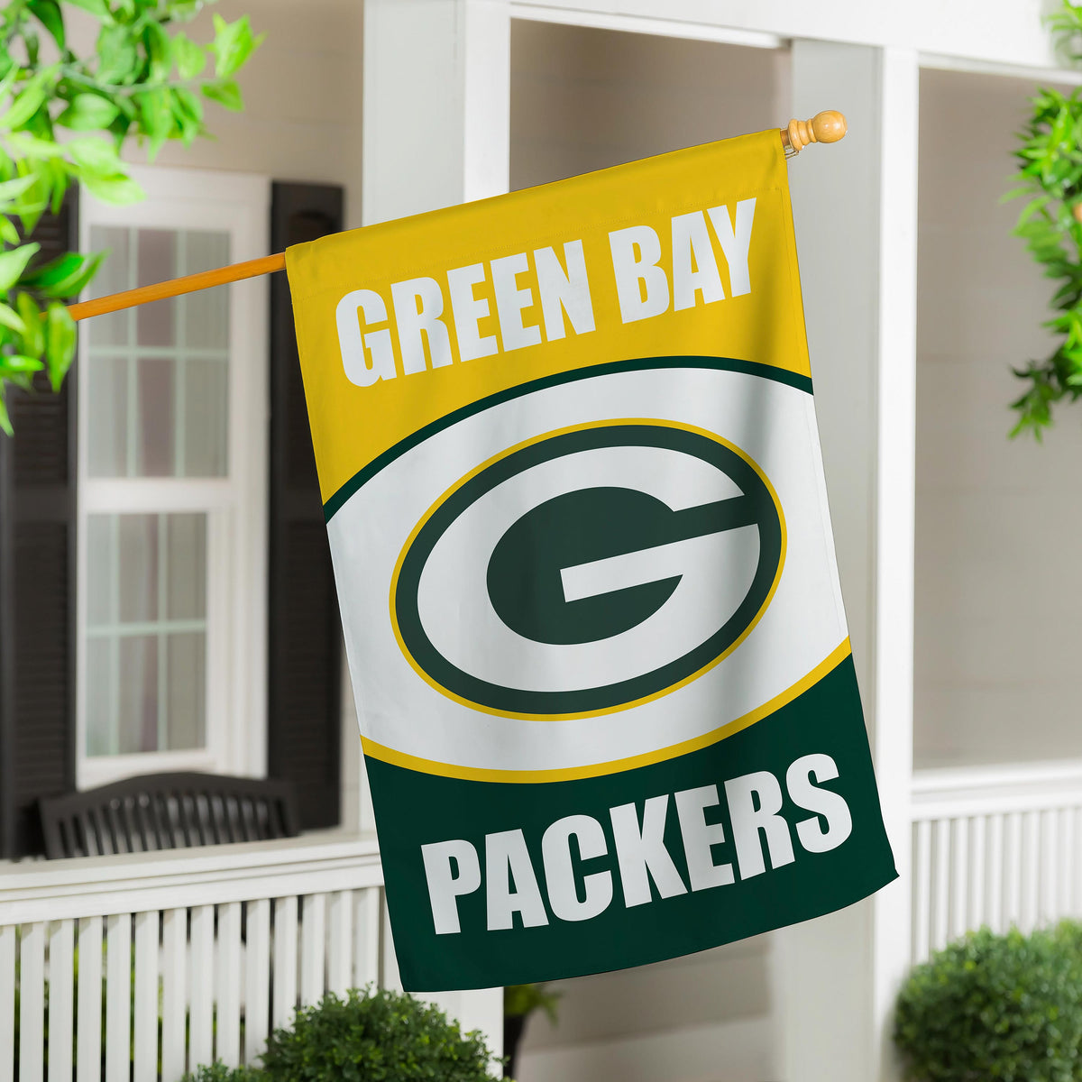 Green Bay Packers Suede House Flag – Team Sports America