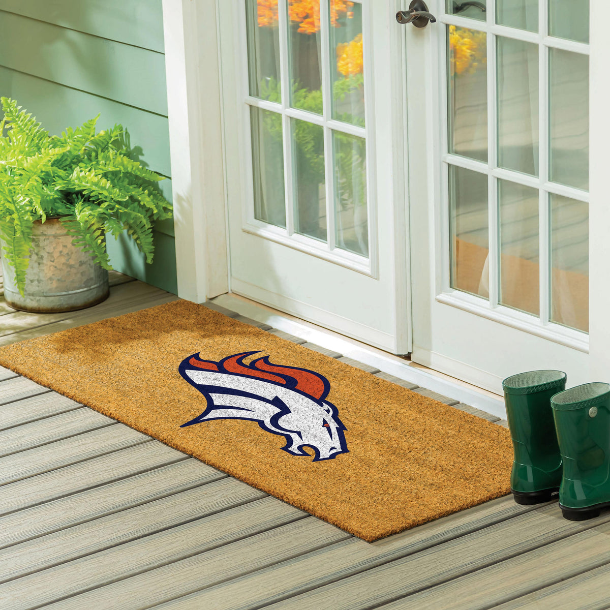 Denver Broncos Extra Large Full Color Coir Mat, 60"x24" – Team Sports ...