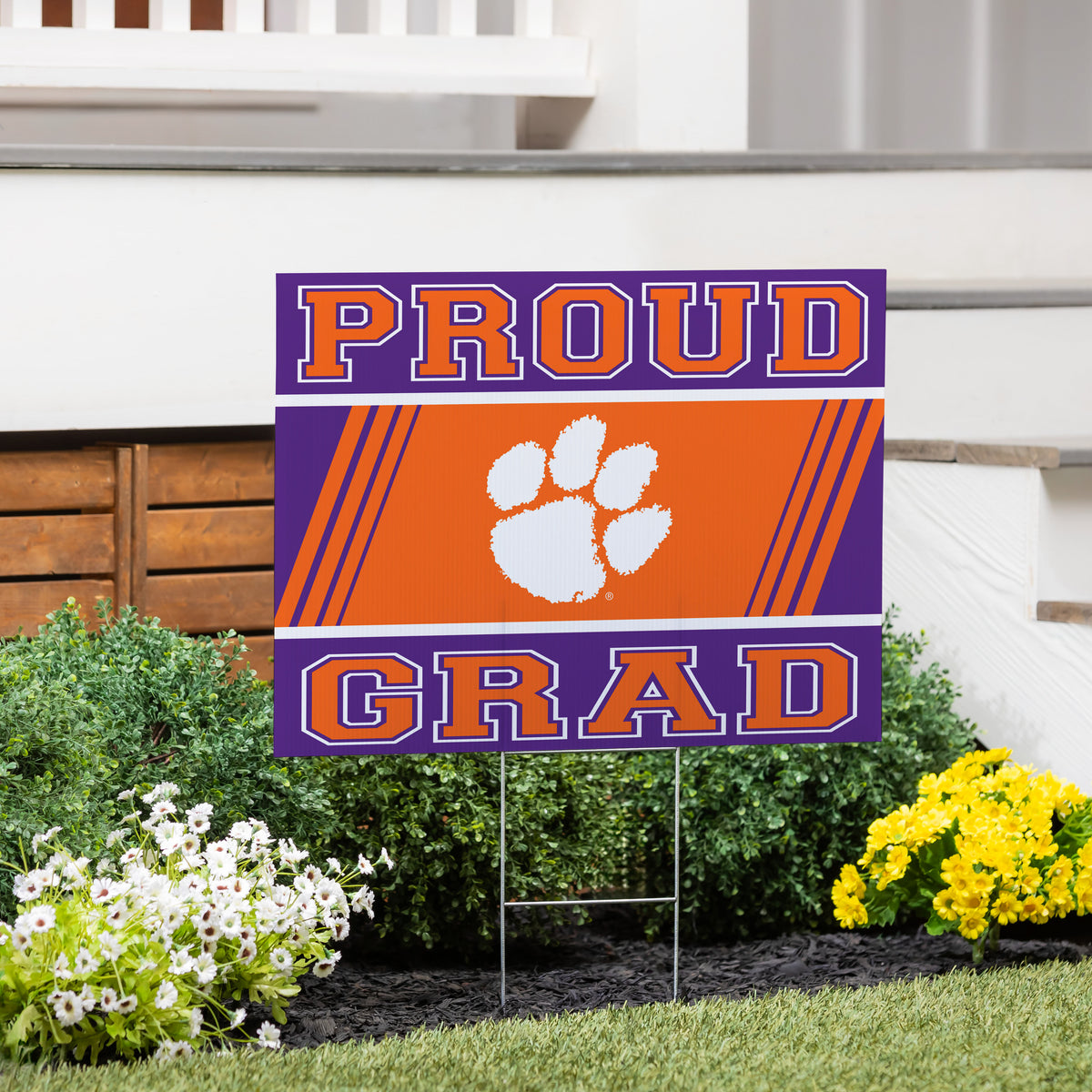 Clemson University Coroplast Yard Sign Graduate – Team Sports America