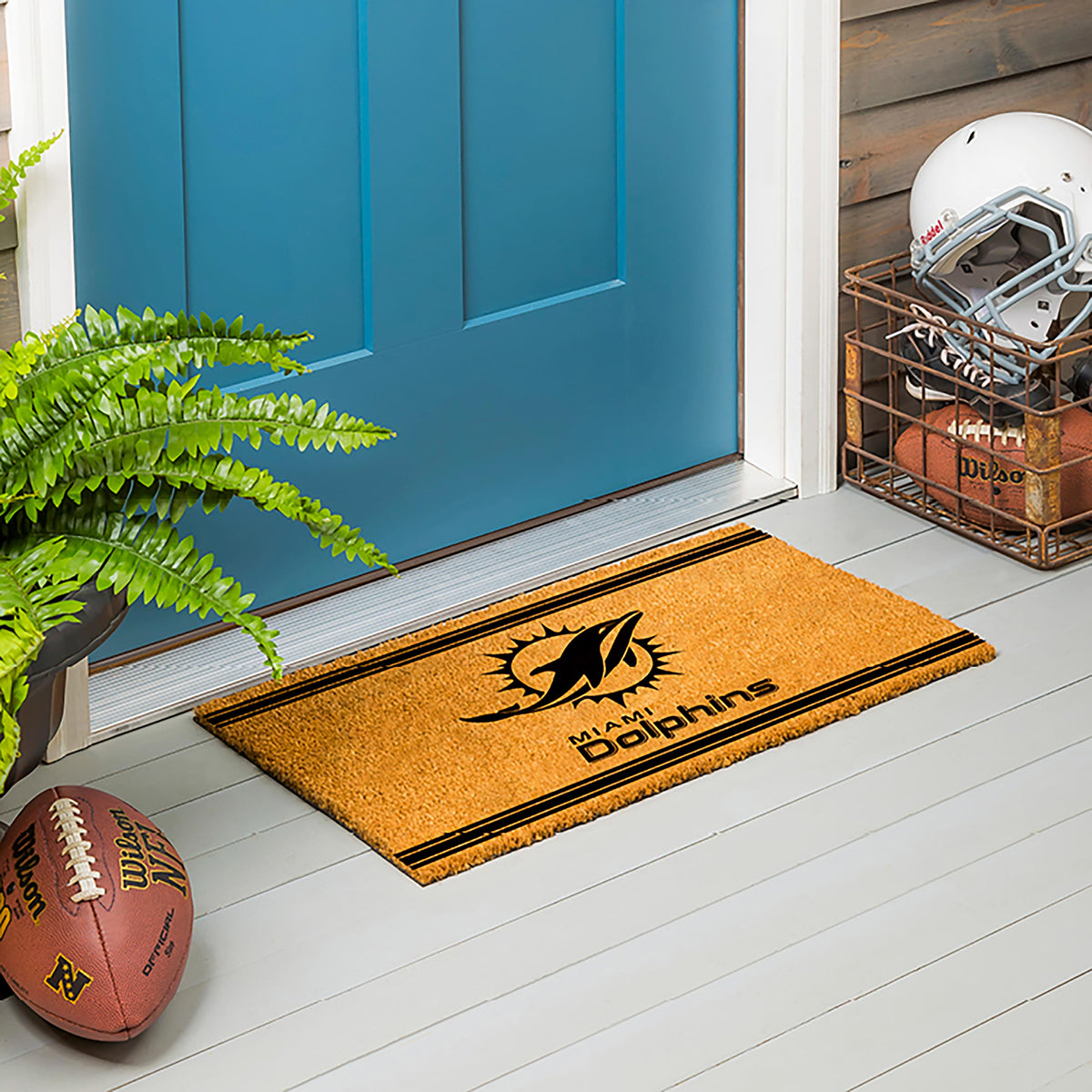 Miami Dolphins, Coir Mat 1C – Team Sports America