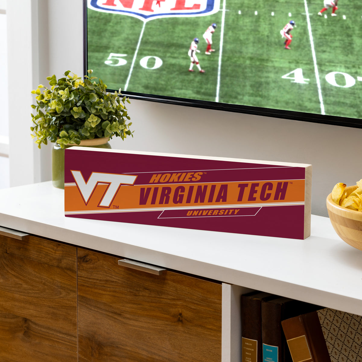Virginia Tech Mantle Sign, Down Home Fans, 5x18 – Team Sports America