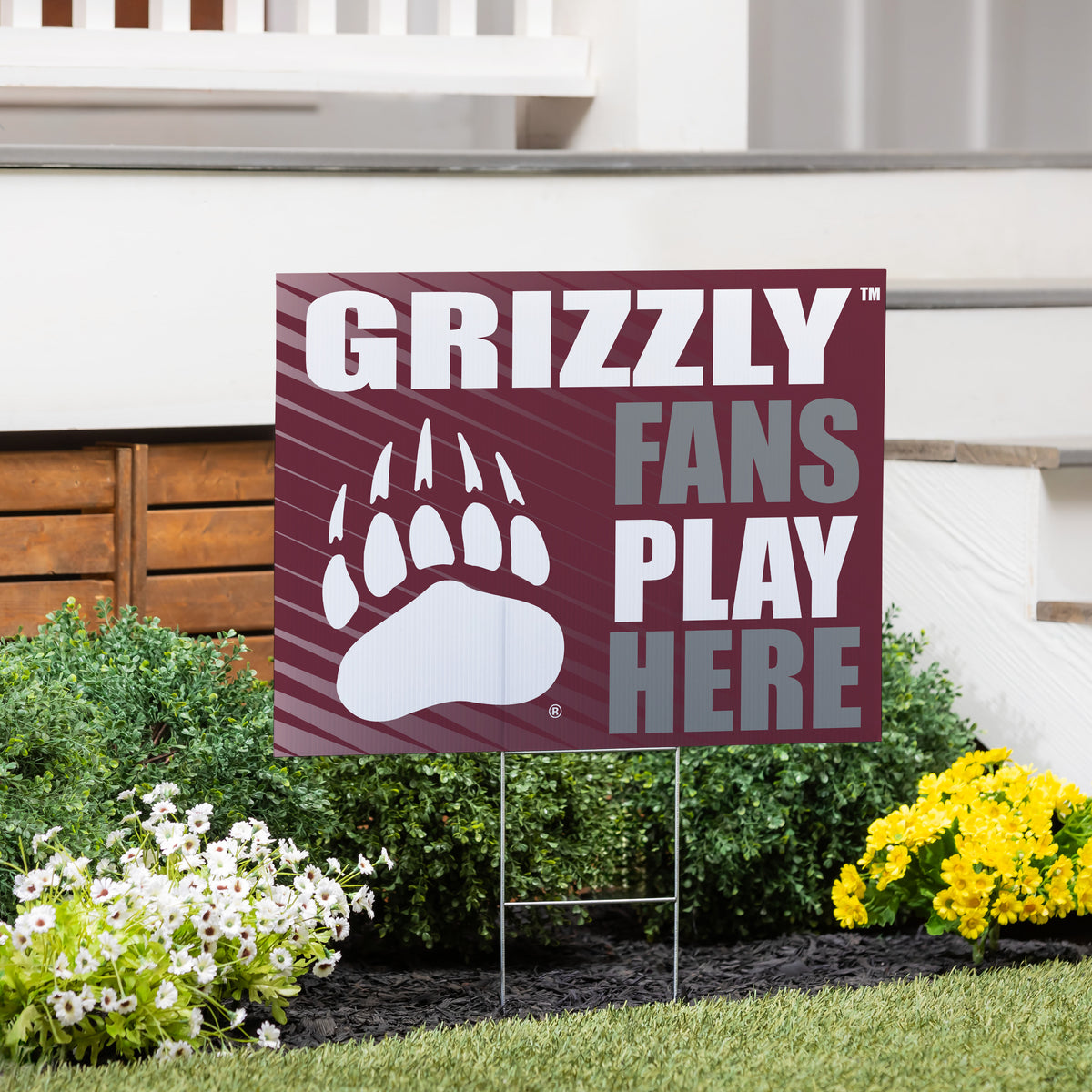 University of Montana Coroplast Yard Sign "Fans Play Here" – Team ...
