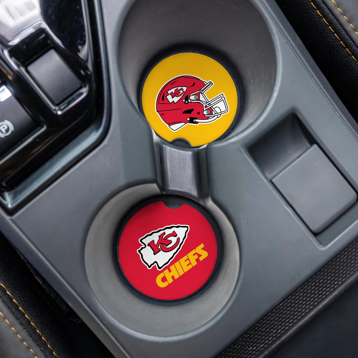 Kansas City Chiefs Car Coaster Set, 2pc – Team Sports America