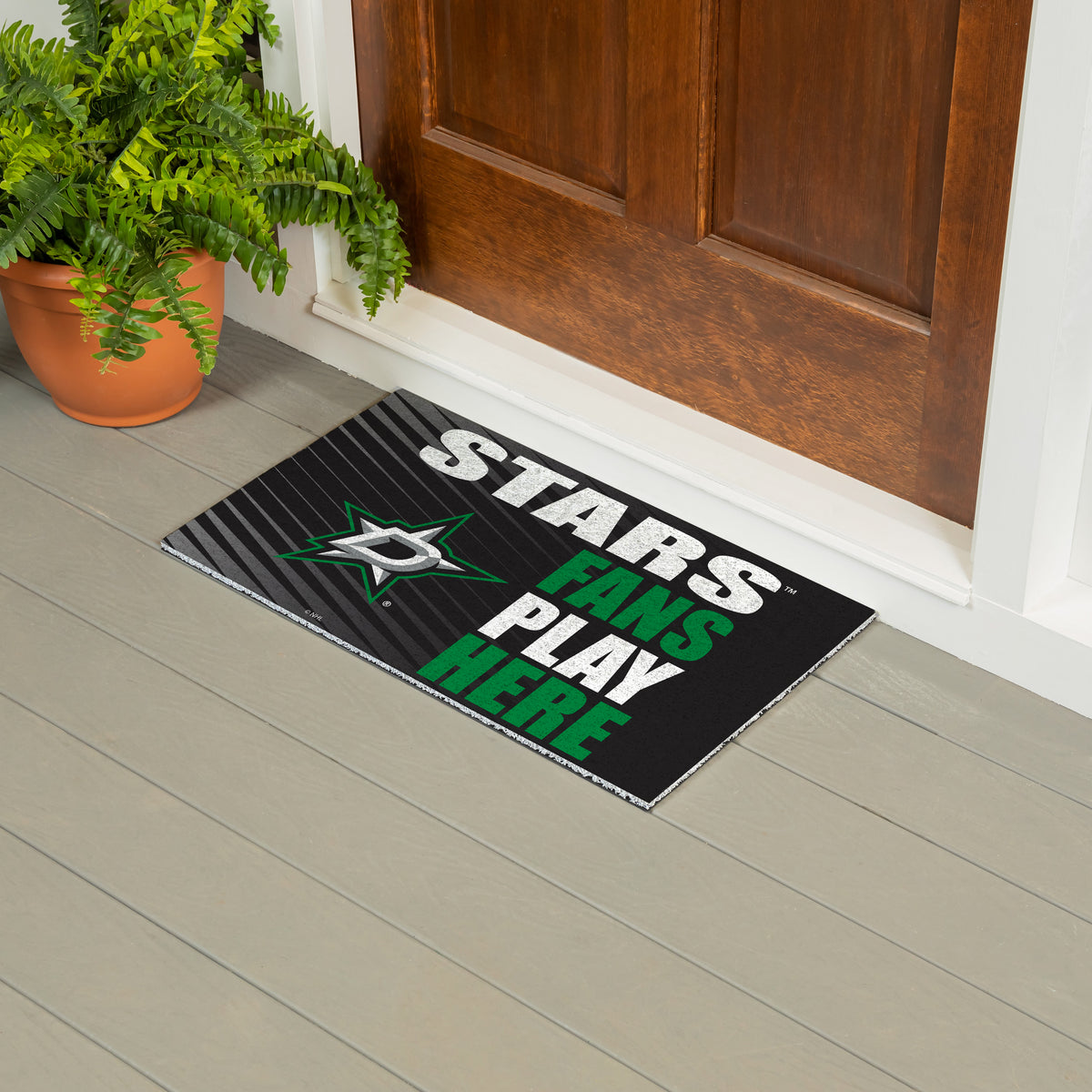 Dallas Stars Fan Mat, 28"x16" – Team Sports America