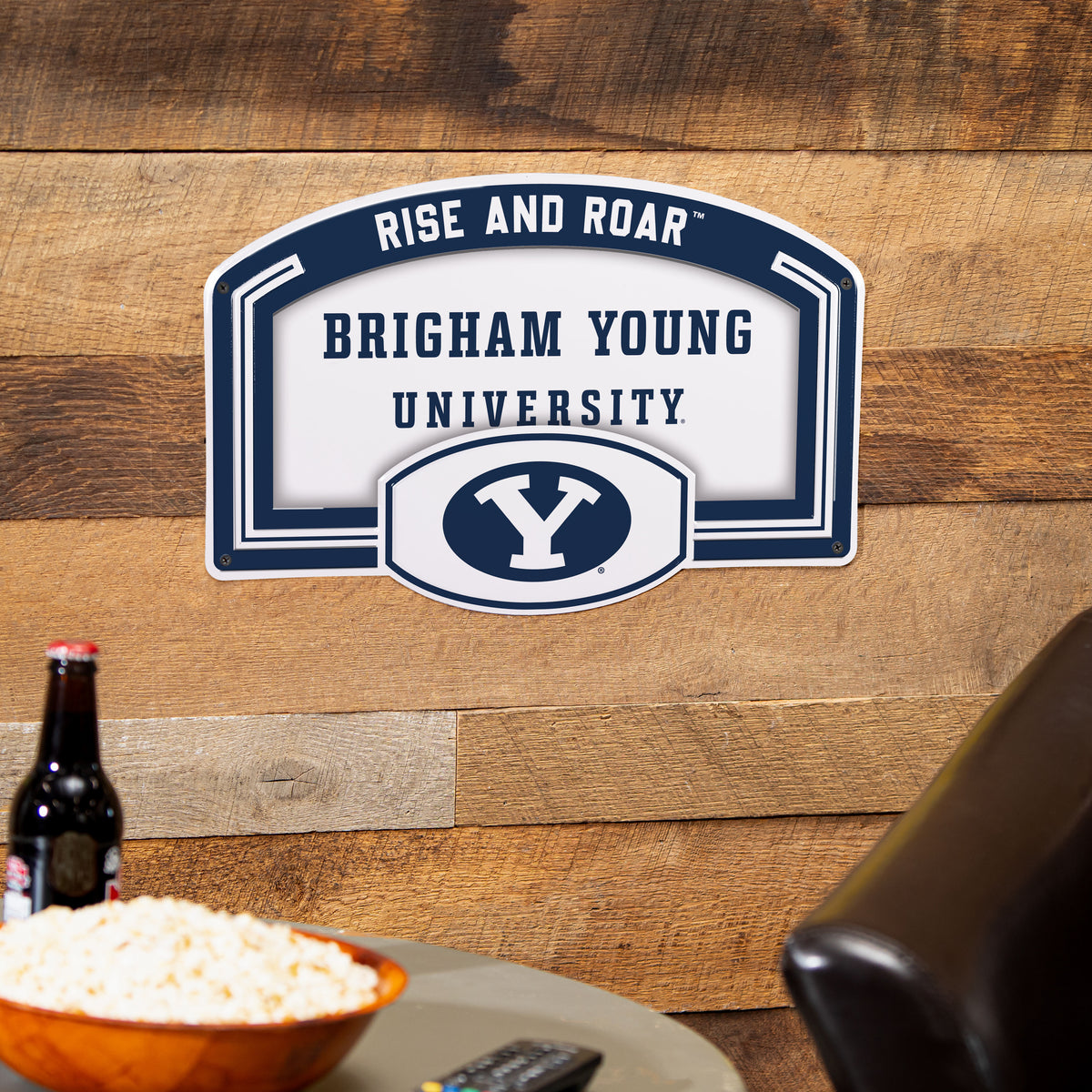 Brigham Young University USA Embossed Steel Wall Sign, 11" x 17" – Team ...