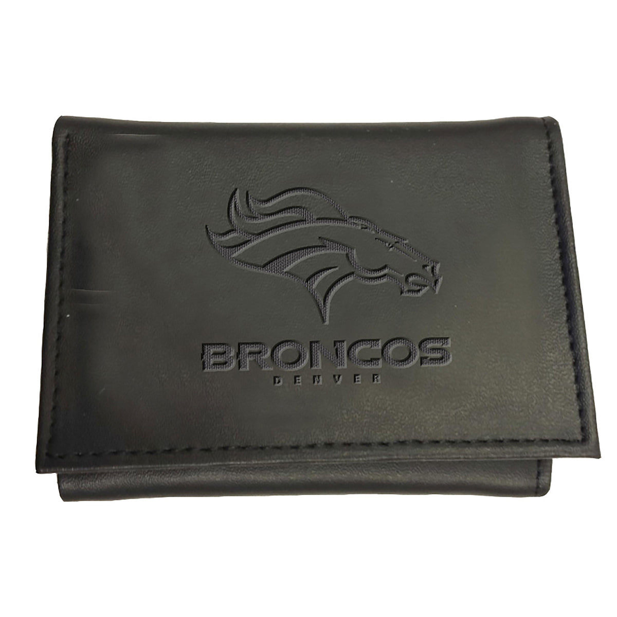 Denver Broncos Tri Fold Leather Wallet | MyEvergreen – Team Sports America