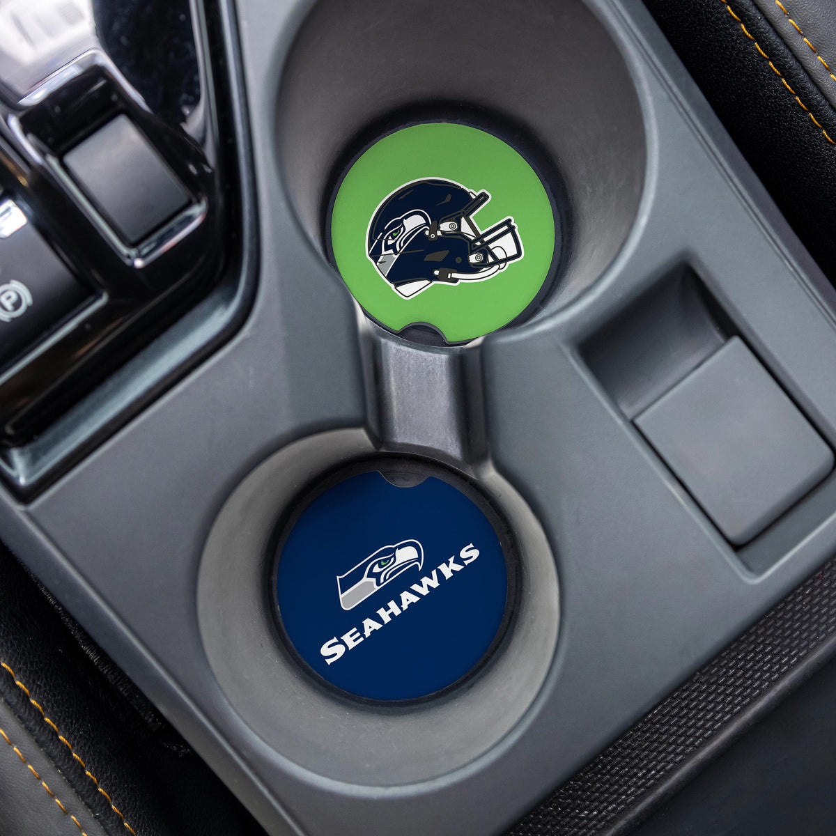 Seattle Seahawks Car Coaster Set, 2pc – Team Sports America