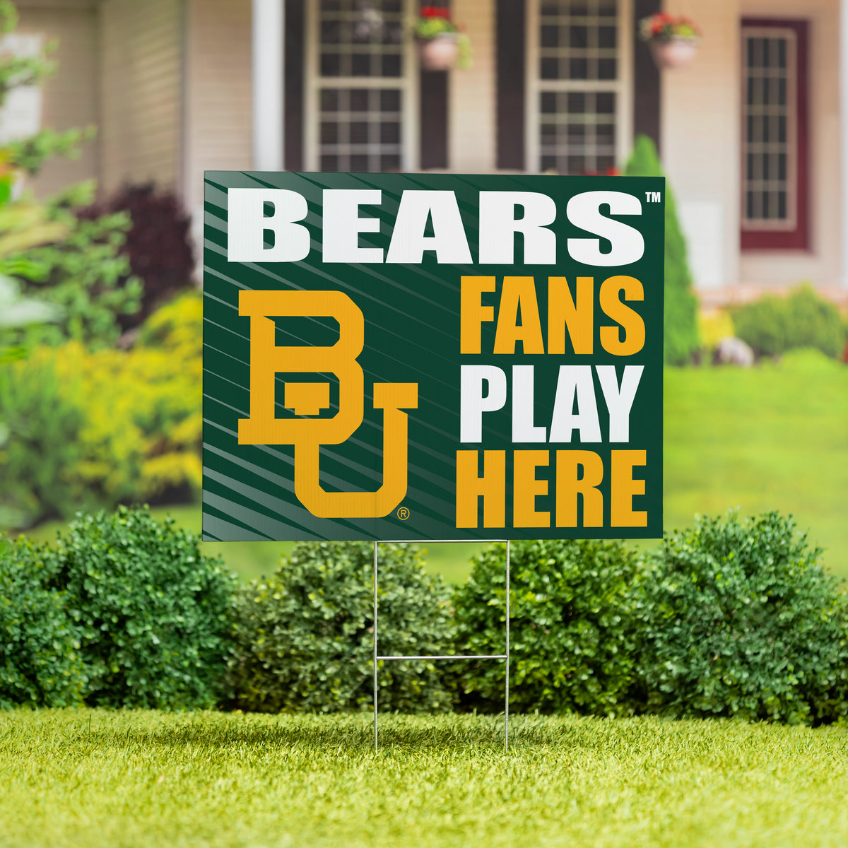 Baylor University Coroplast Yard Sign "Fans Play Here" – Team Sports ...