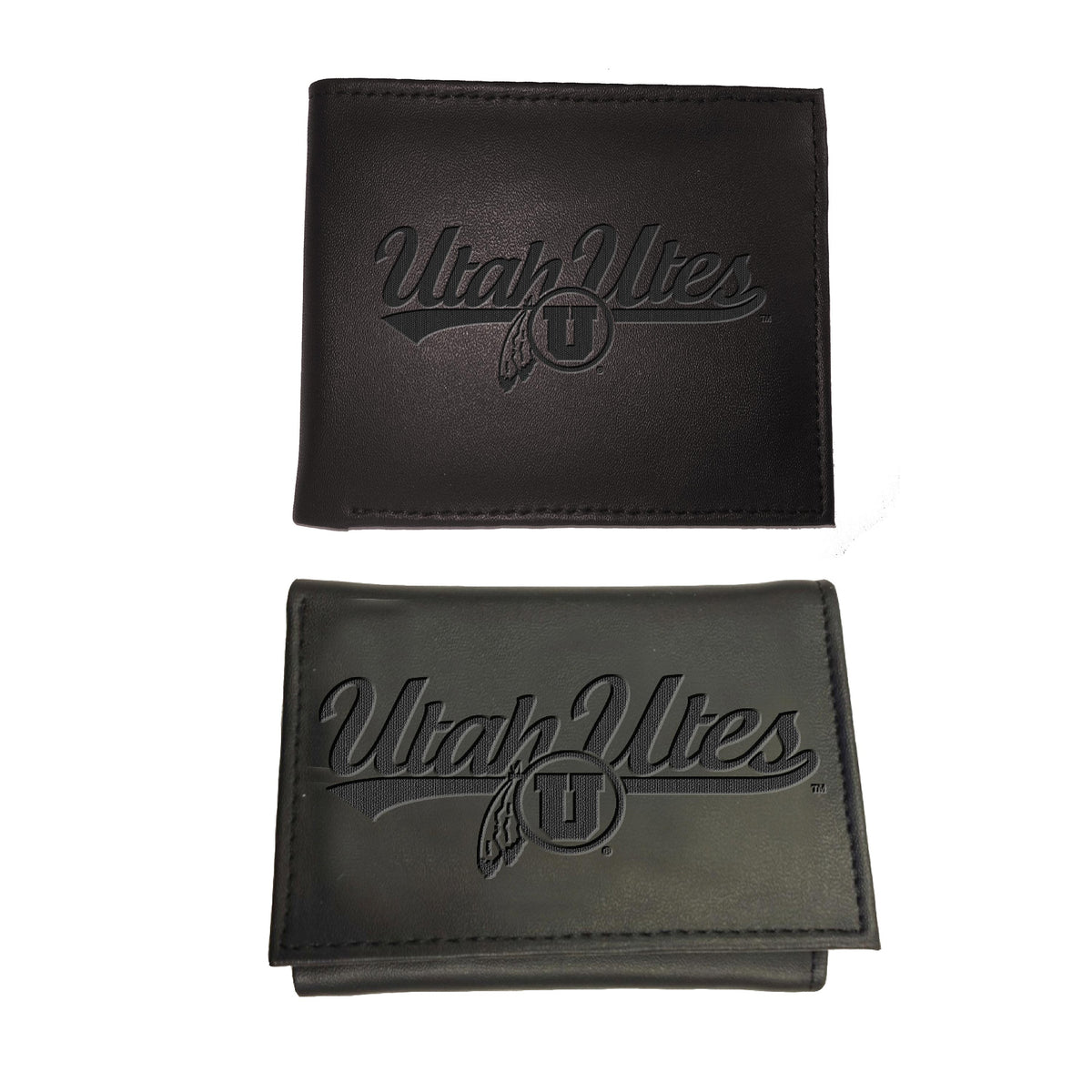 University of Utah, Bi-Fold and Tri-Fold Wallet Gift Set, Black – Team ...