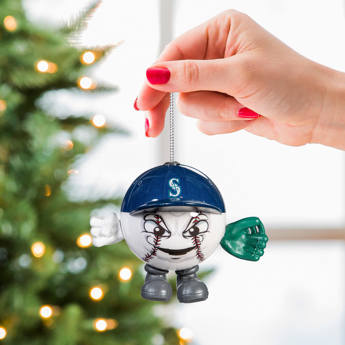 Seattle Mariners Ball Head Ornament – Team Sports America