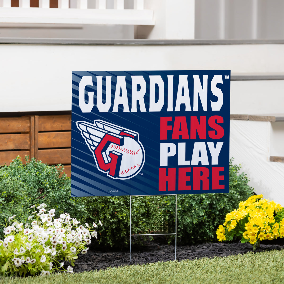 Cleveland Guardians Coroplast Yard Sign "Fans Play Here" – Team Sports ...