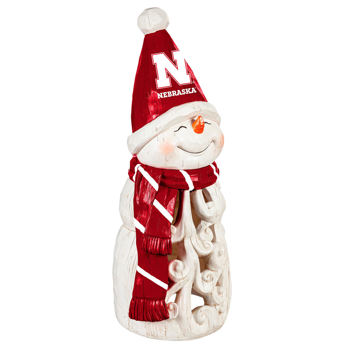 University of Nebraska Snowman LED Statuary, 26" – Team Sports America