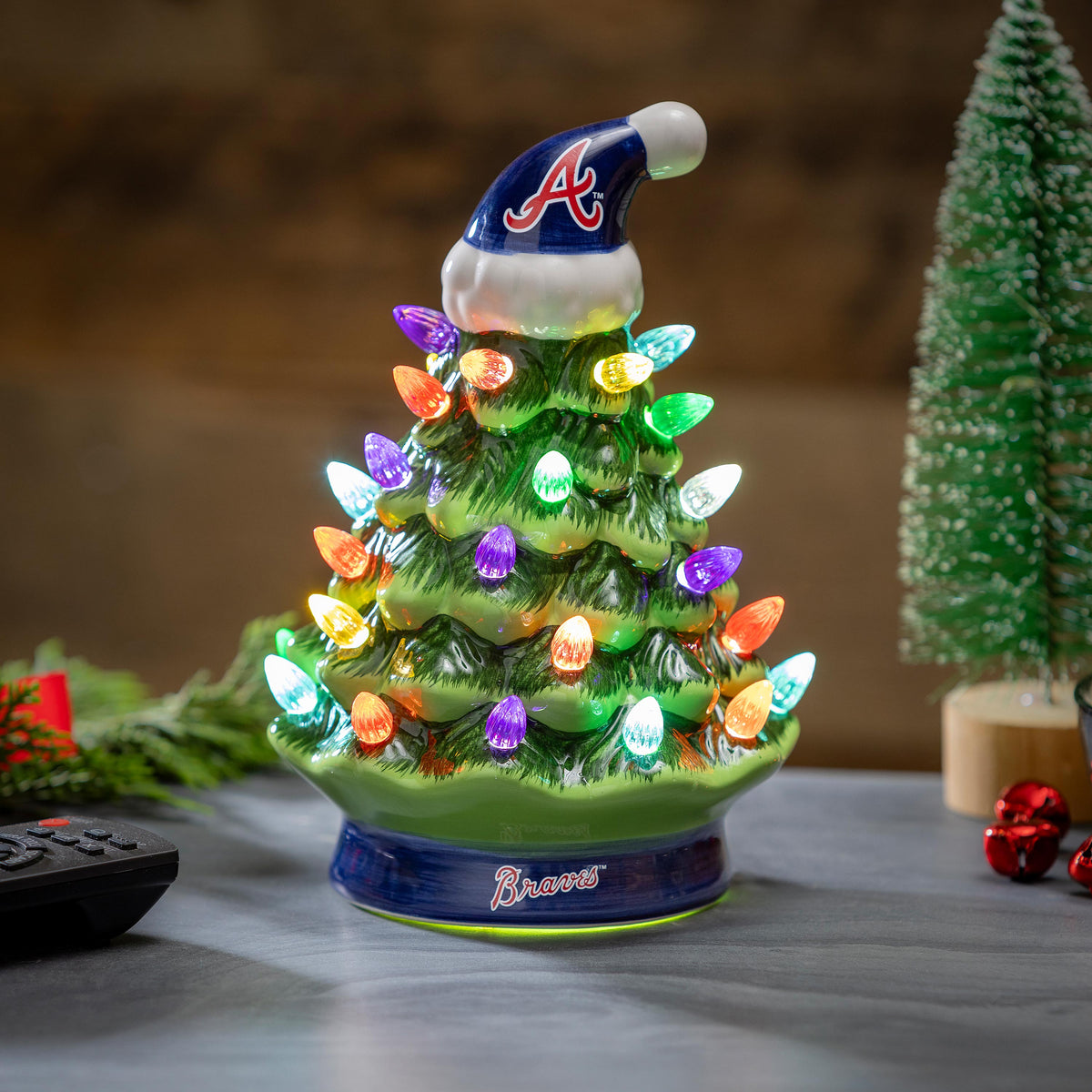 Atlanta Braves 8" LED Ceramic Christmas Tree – Team Sports America