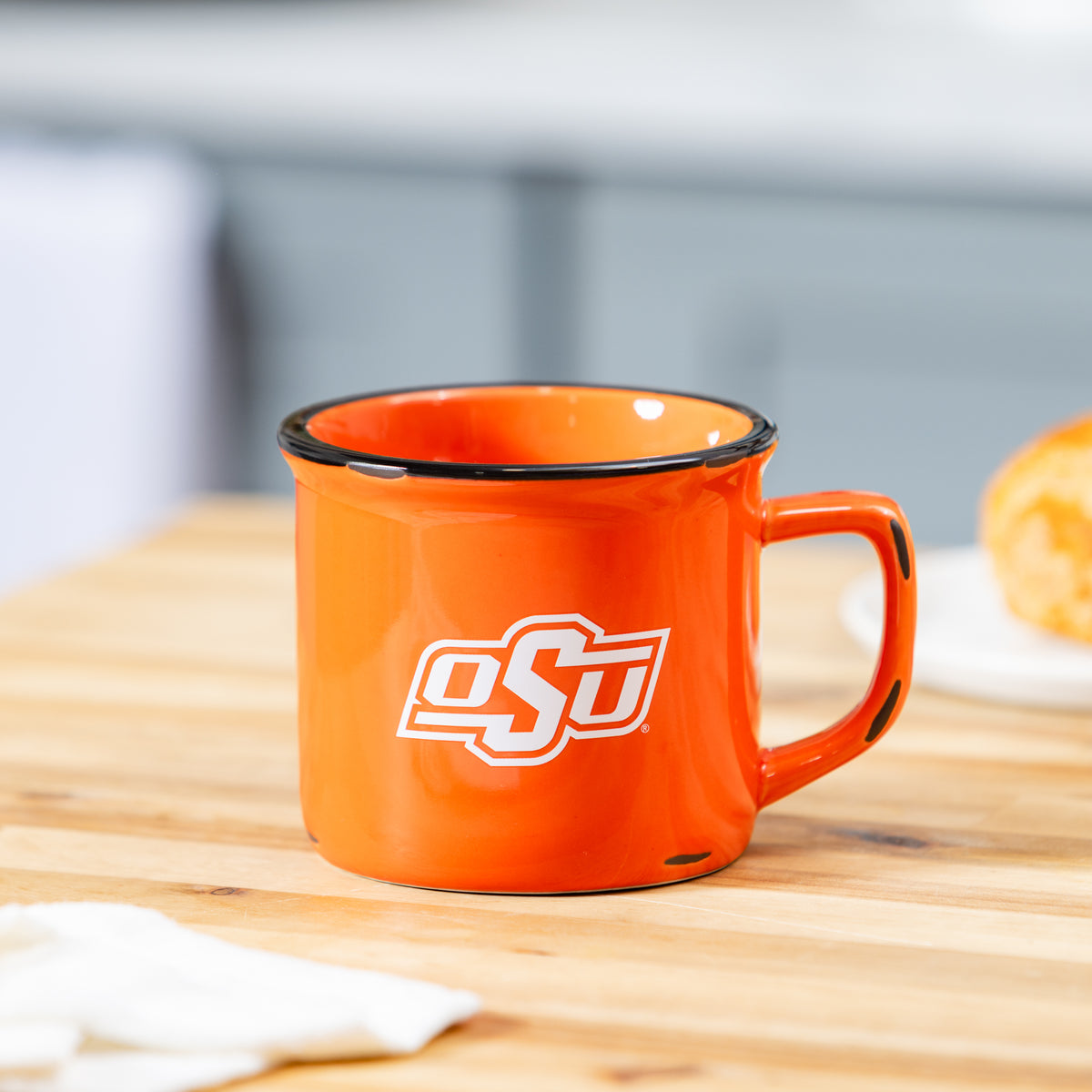 Oklahoma State University Ceramic Camp Cup with Enamel Finish, 14oz ...