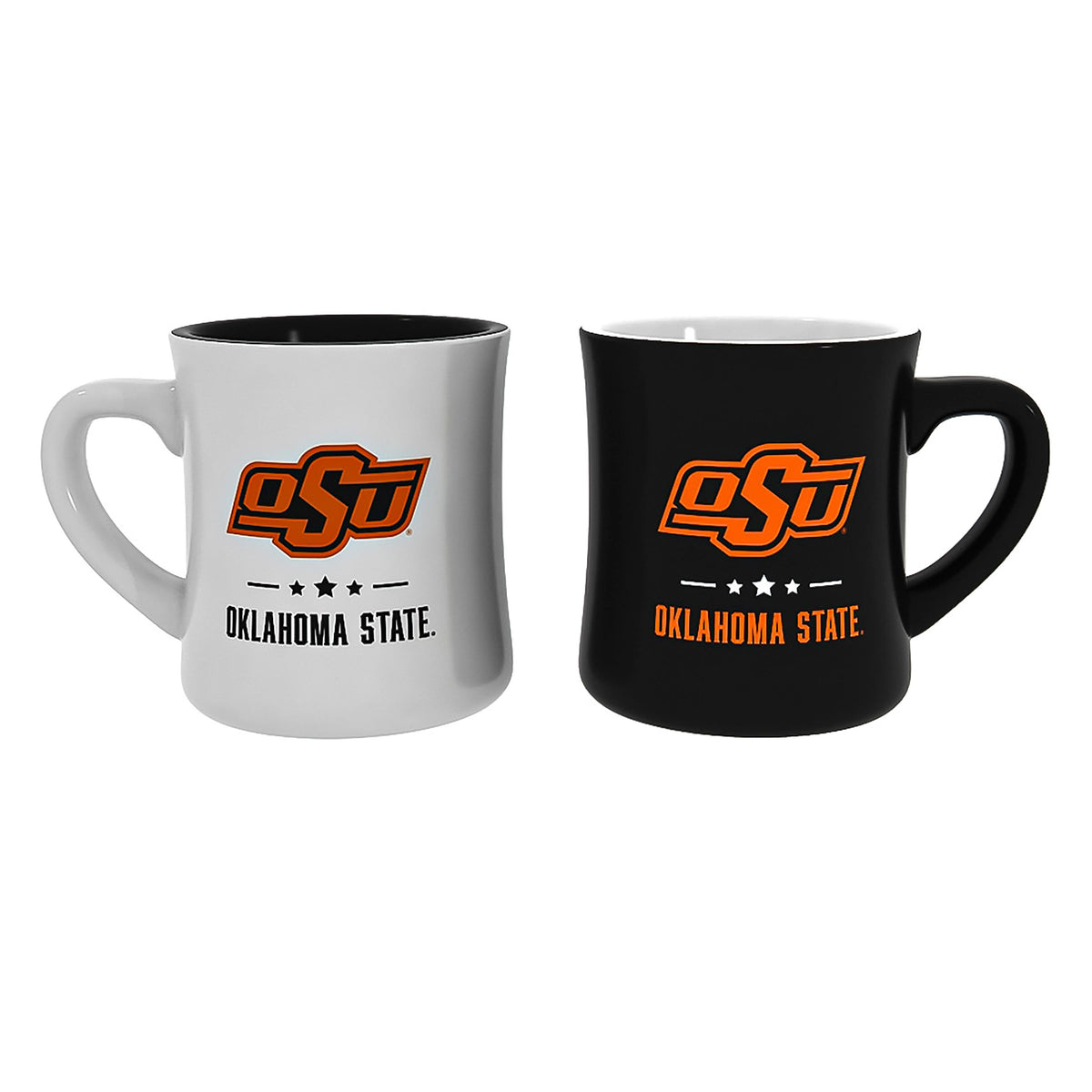 Oklahoma State University 10oz Ceramic Cup Set, 2pc – Team Sports America