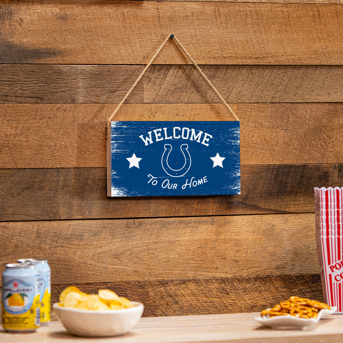 Indianapolis Colts Wood Wall Sign, 6x11 – Team Sports America