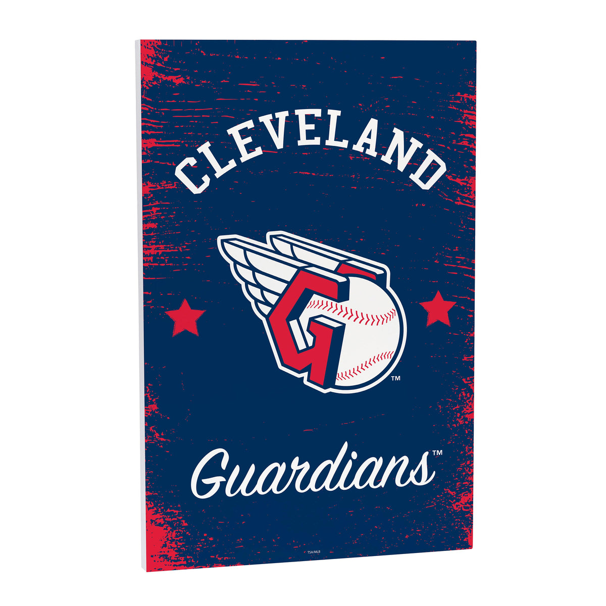 Cleveland Guardians Wood Wall Sign, 16x24 – Team Sports America