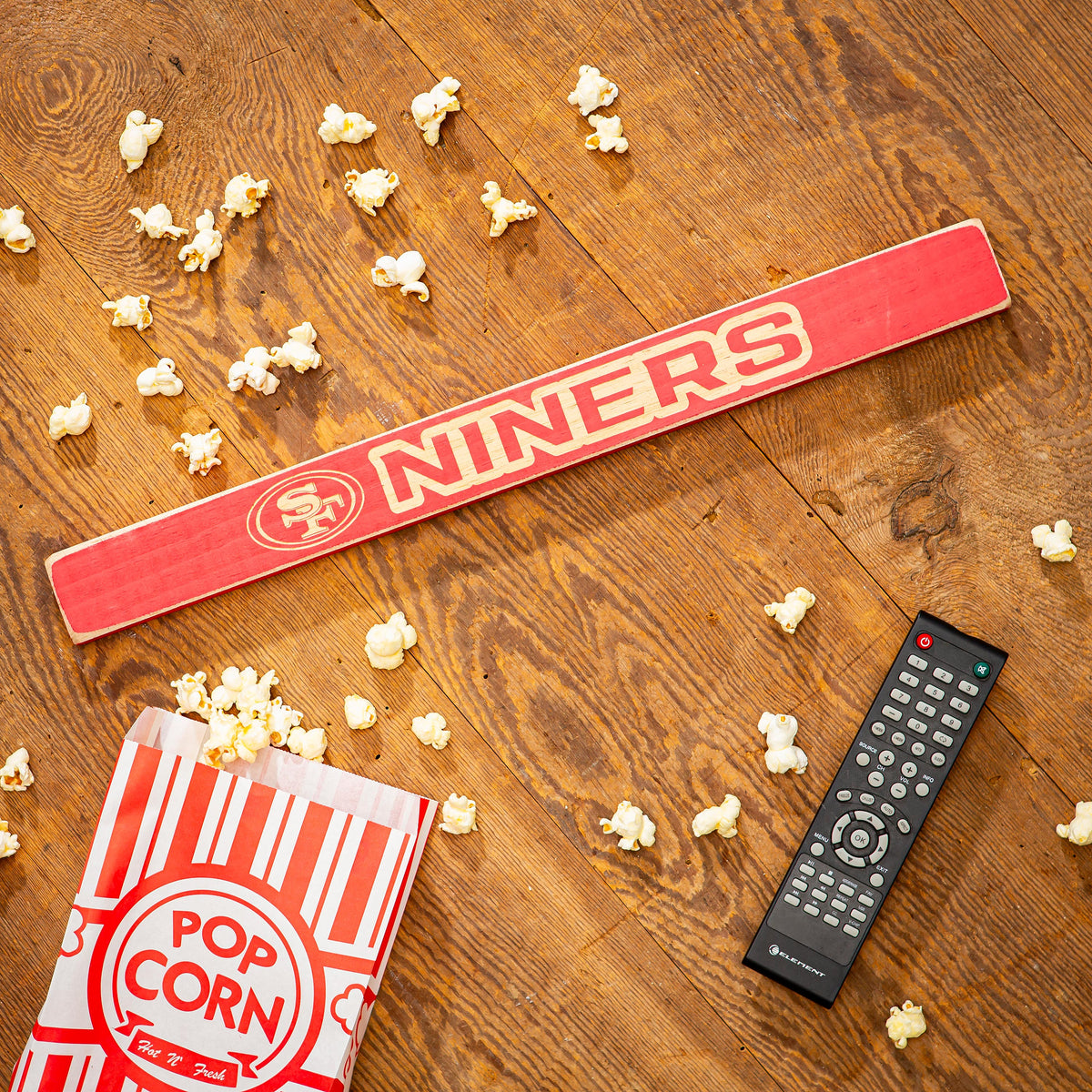 San Francisco 49ers Engraved Wood Sign, 49ers 1.5" x 18" – Team Sports ...